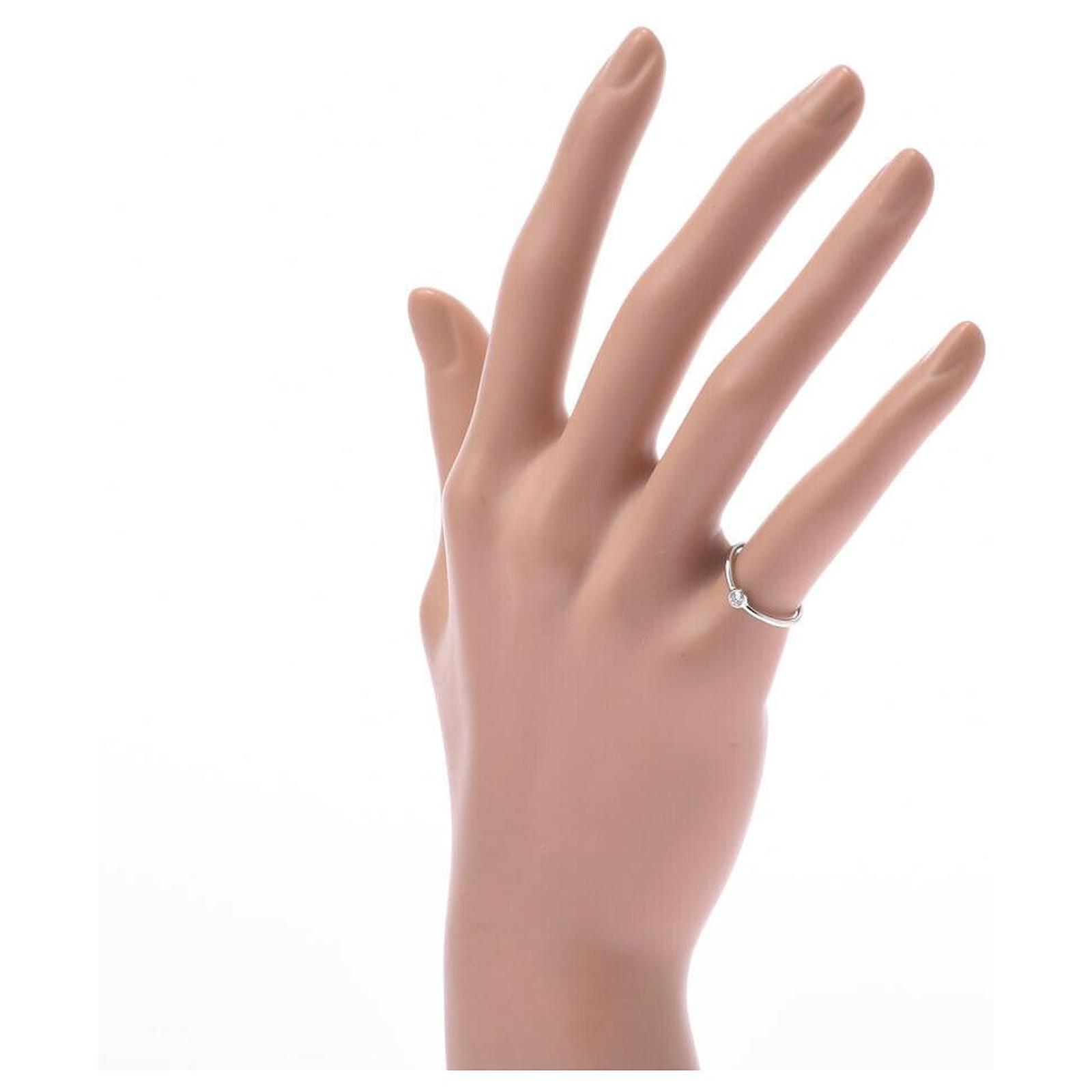 TIFFANY & CO. vague Platine Argenté ref.424202 - Joli Closet