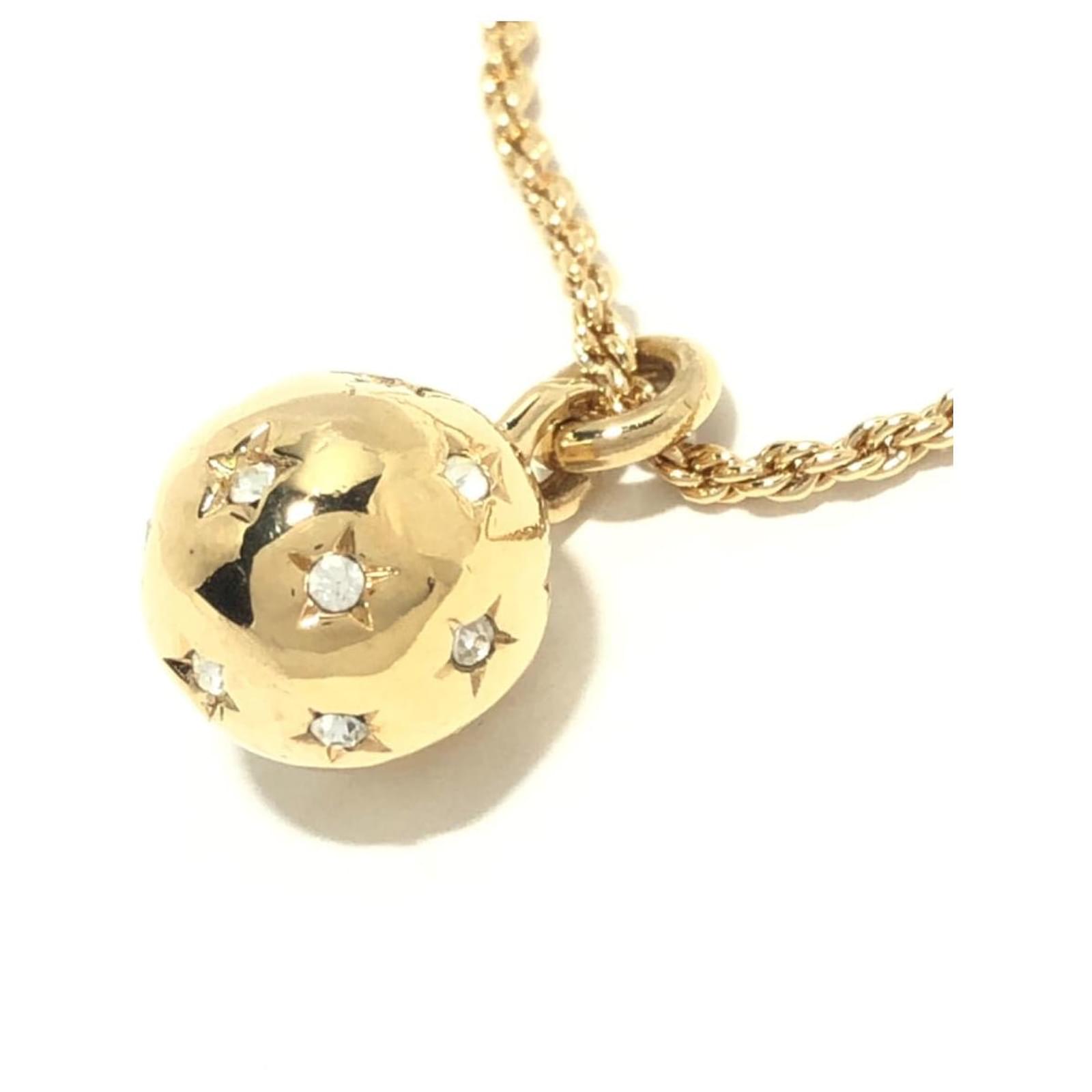 collier Dior Métal Doré ref.425564 - Joli Closet