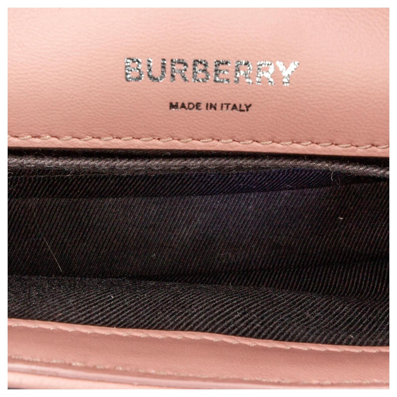Burberry Pink TB Leather Crossbody Bag Pony-style calfskin ref.428119 ...
