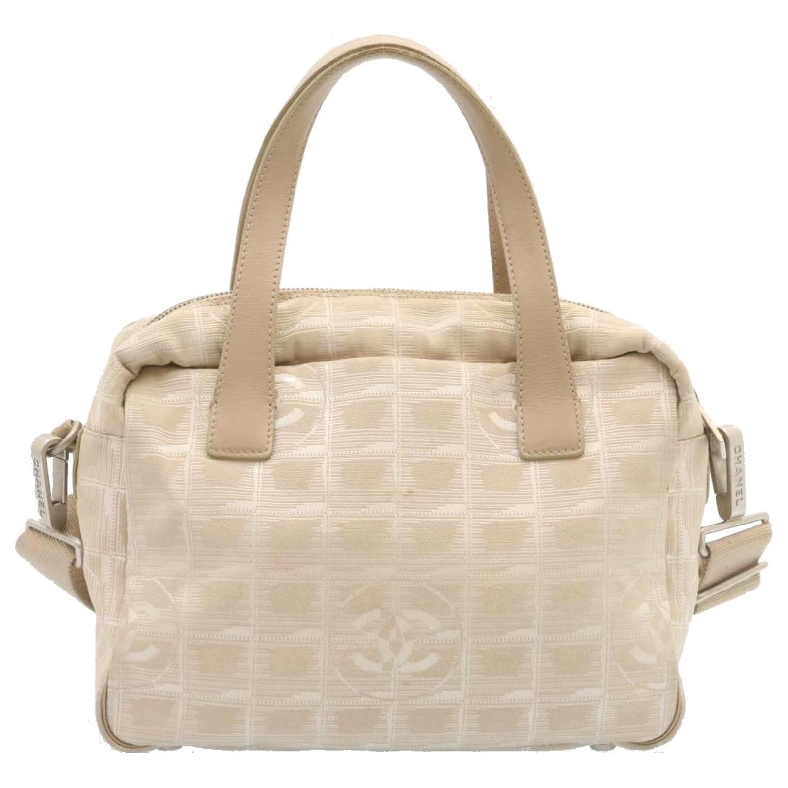 Chanel Handtasche Beige Leinwand ref.429929 - Joli Closet