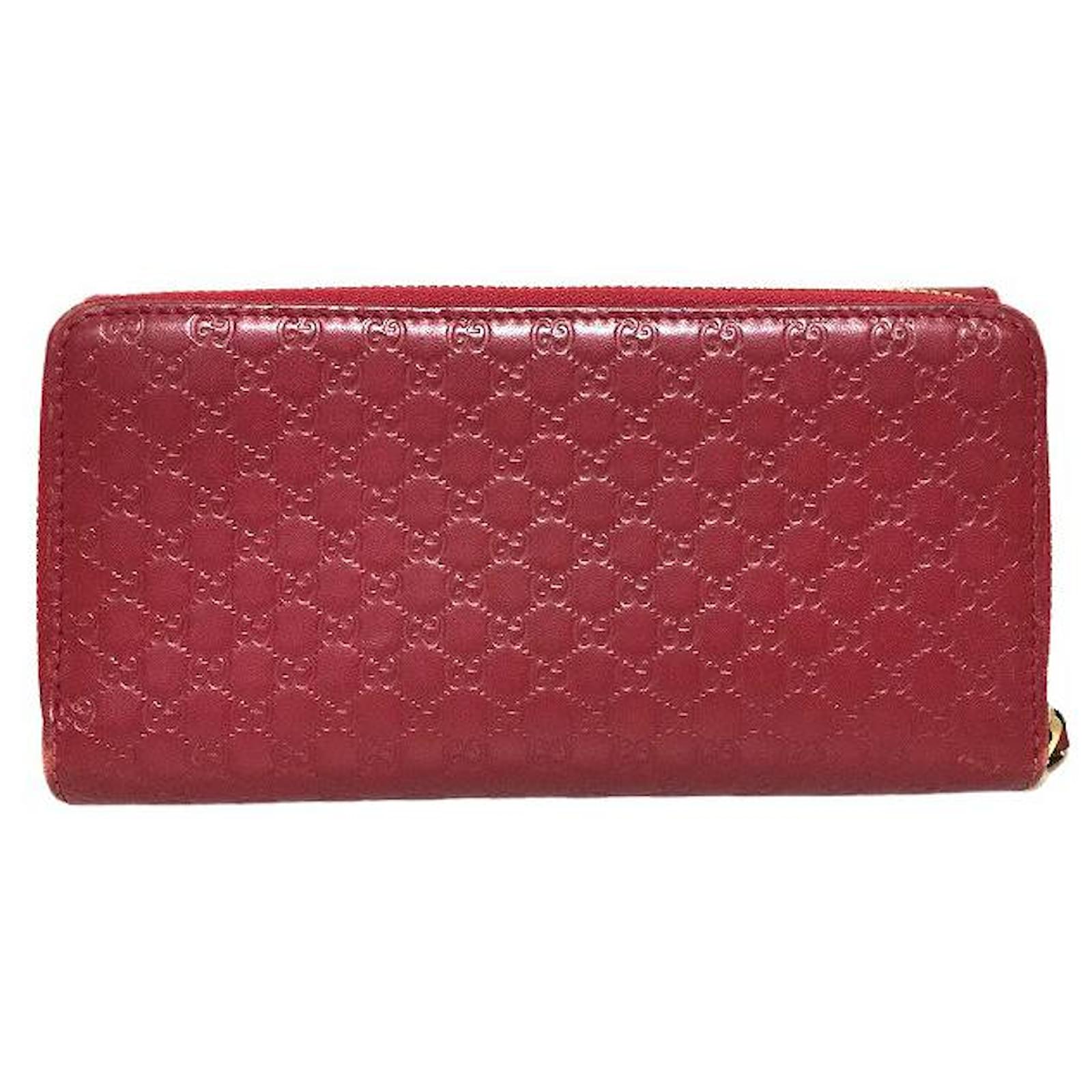 Gucci Guccissima Cuir Rouge ref.434517 - Joli Closet