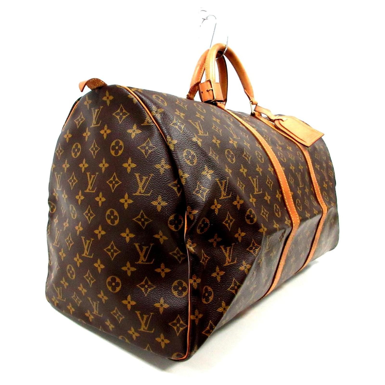 Louis Vuitton Keepall 60 Brown Cloth ref.435445 - Joli Closet