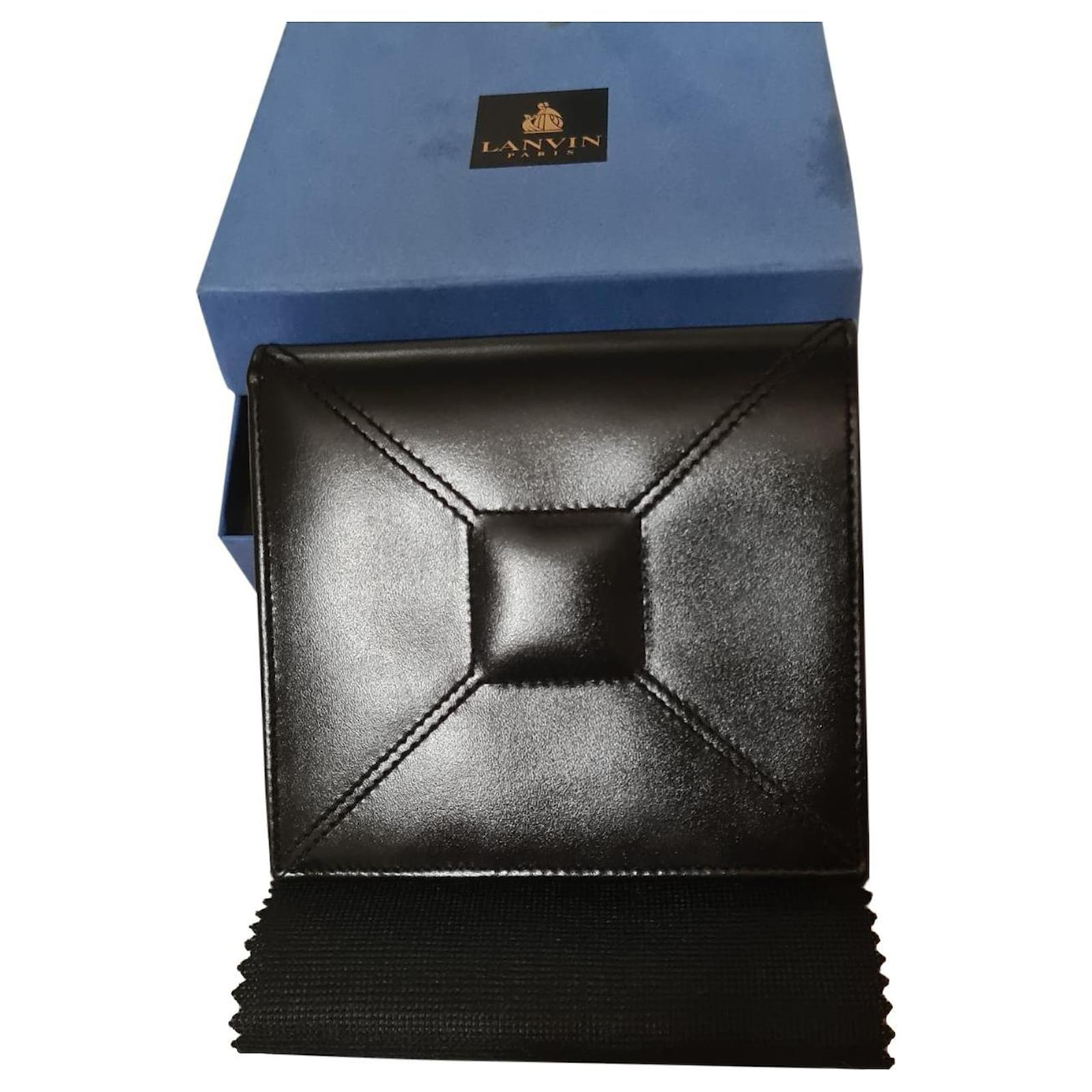 Lanvin Wallets Small accessories Black Leather ref.439582 - Joli Closet