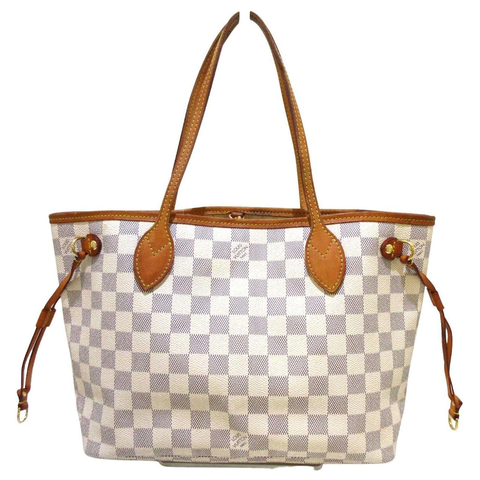 Louis Vuitton Neverfull PM White Cloth ref.442471 - Joli Closet