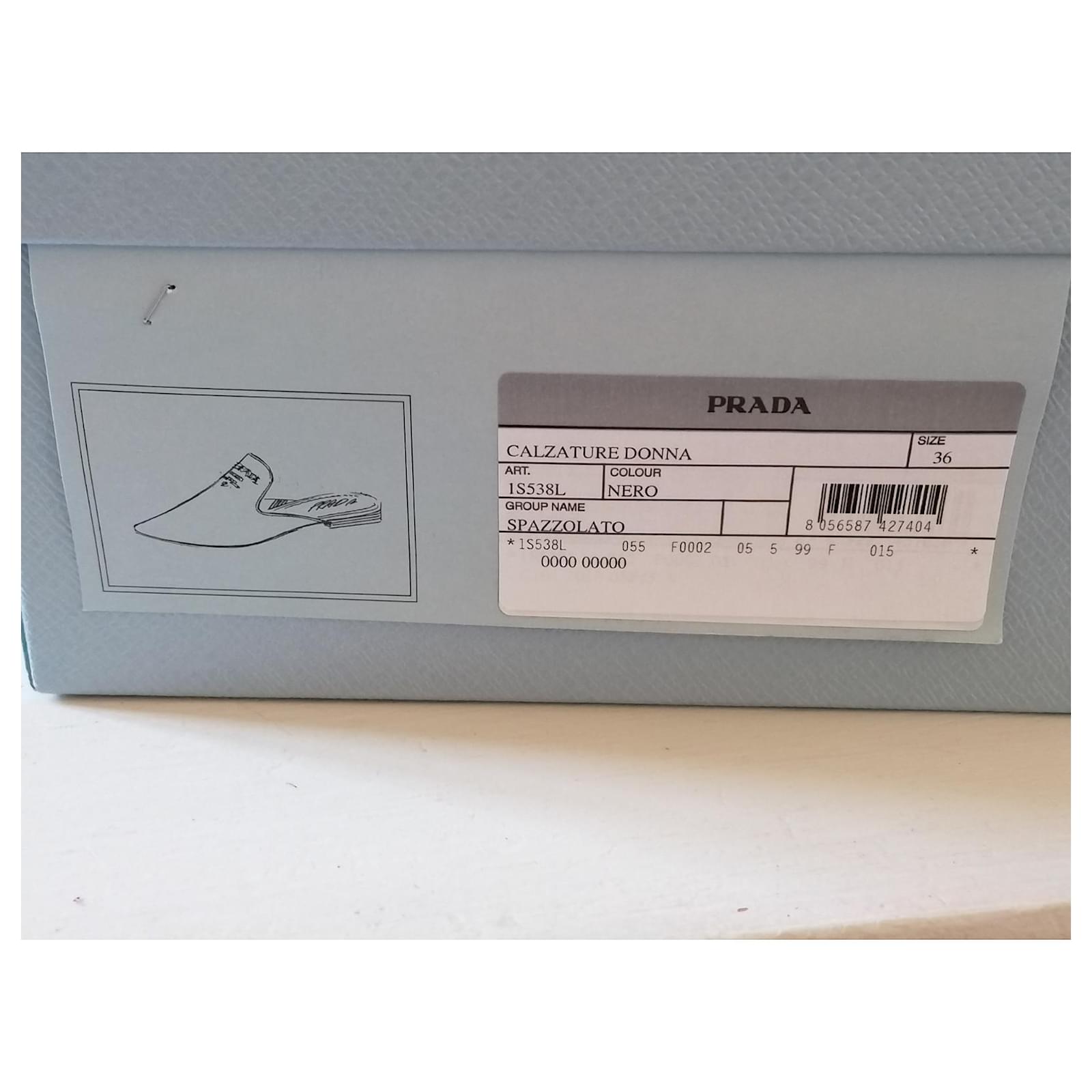 Prada LOGO Black Leather ref.443217 - Joli Closet