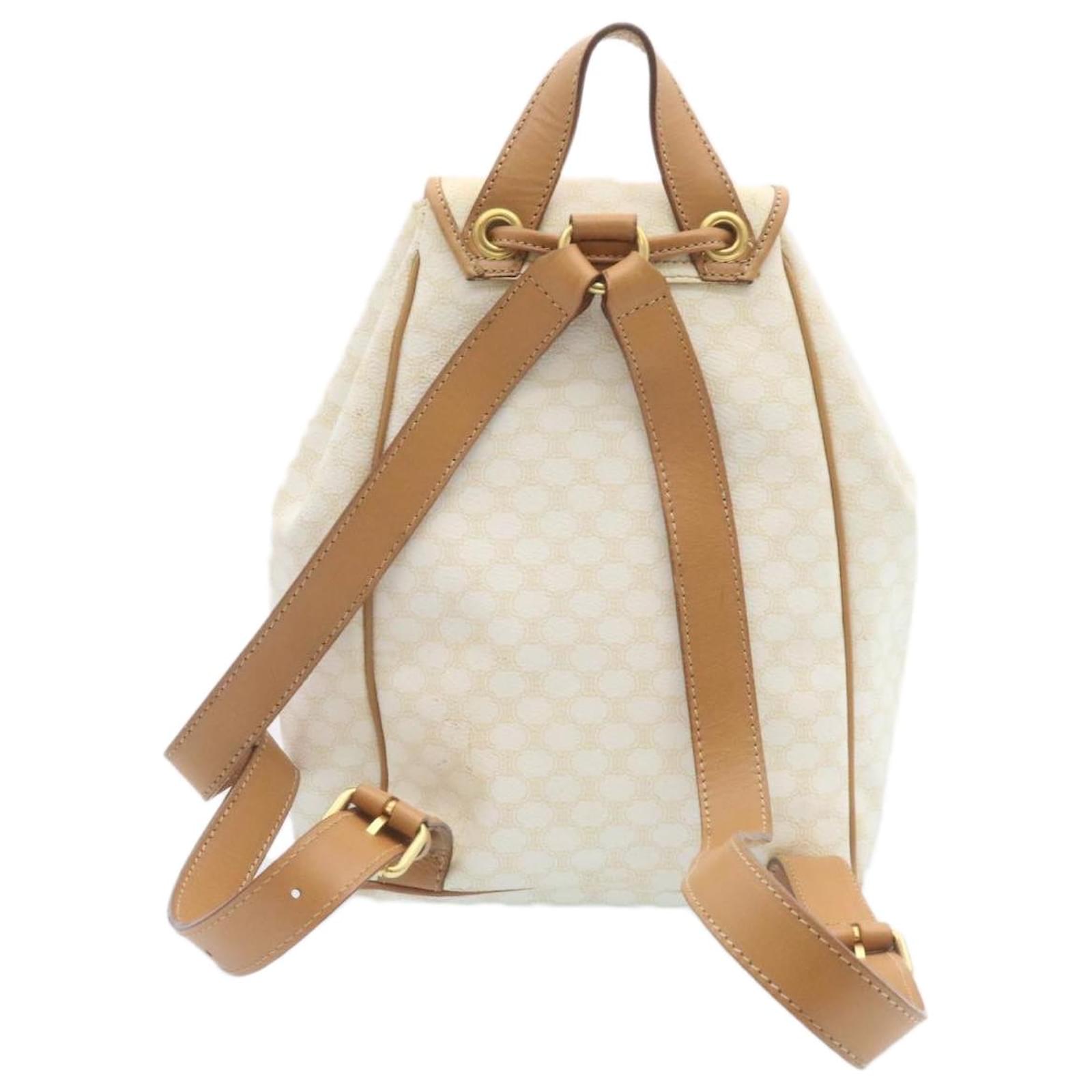 Céline Backpack White Cloth ref.448529 - Joli Closet