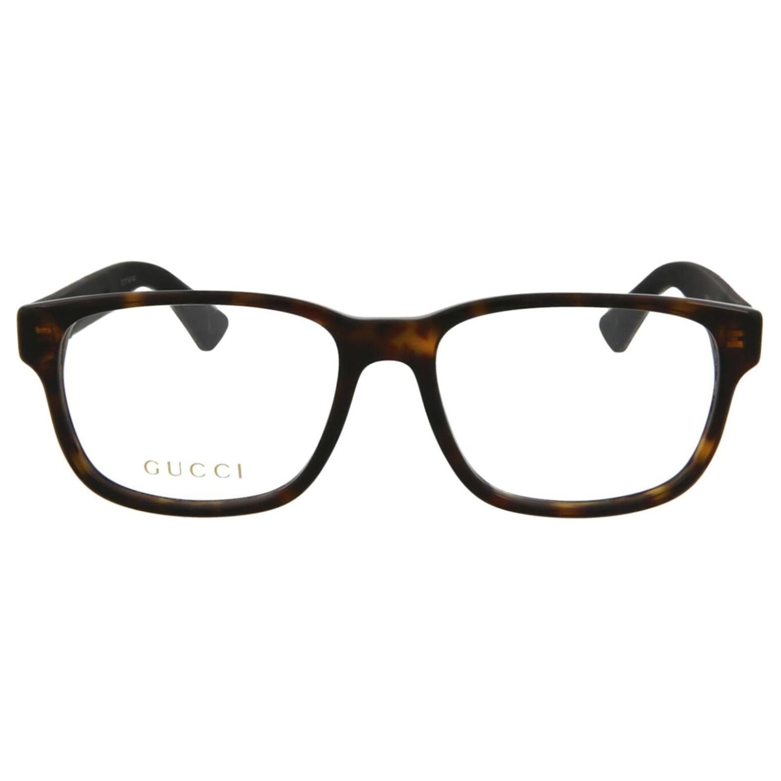 Gucci Square-Frame Acetate Optical Frames Brown ref.449459 - Joli Closet