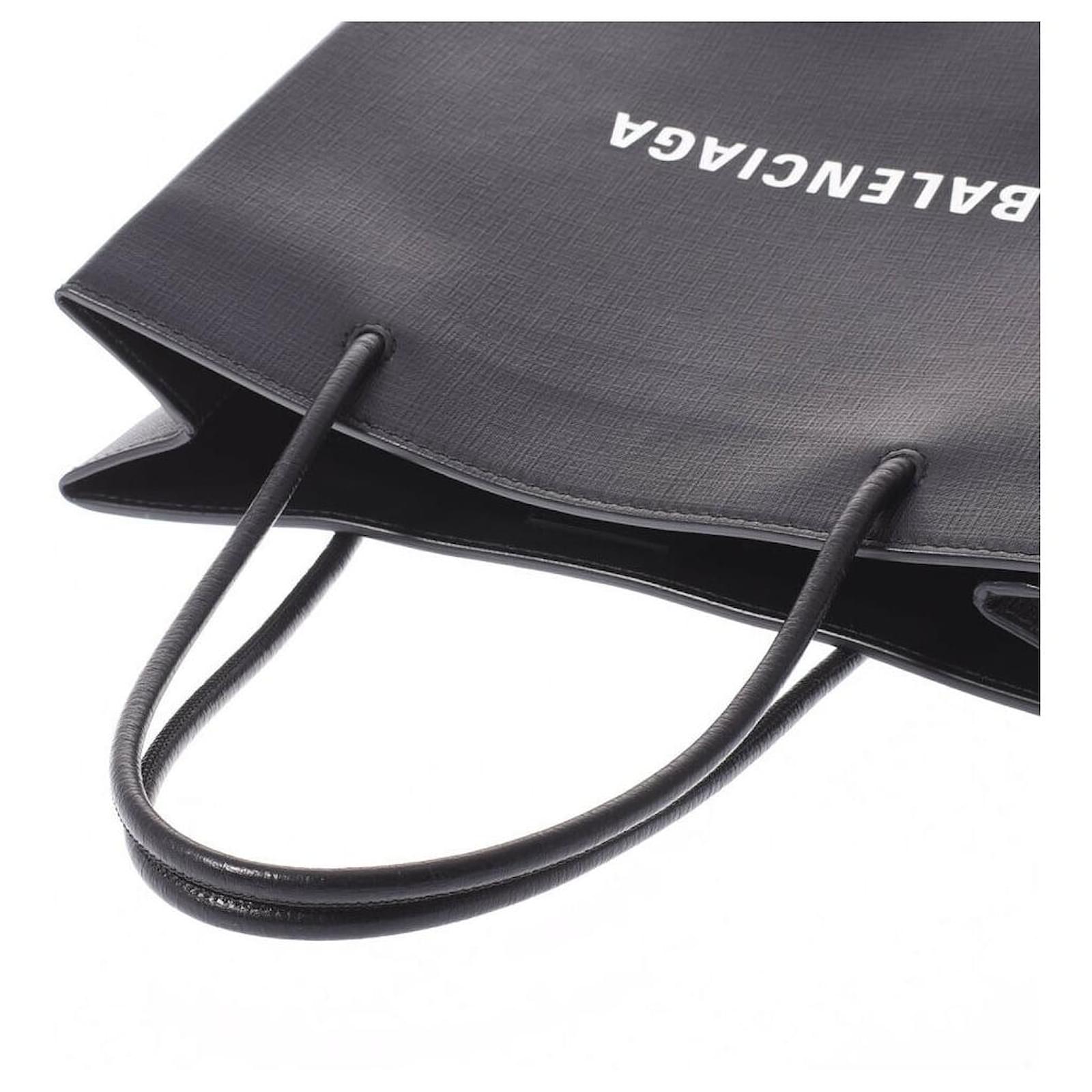 Balenciaga Tote Bag Black Leather ref.450019 - Joli Closet