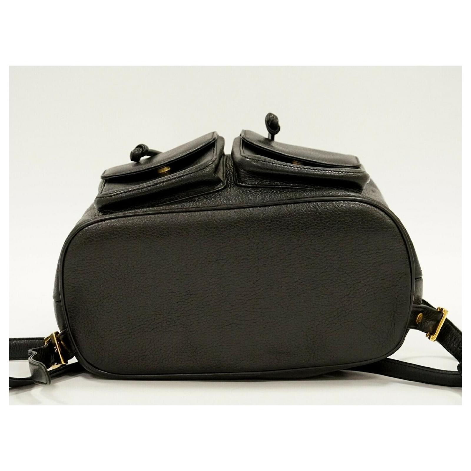 MCM Backpack Black Leather ref.451178 - Joli Closet