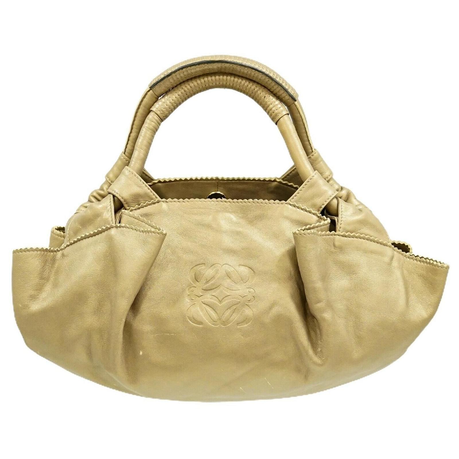 Loewe Sac à main Cuir Doré ref.451211 - Joli Closet