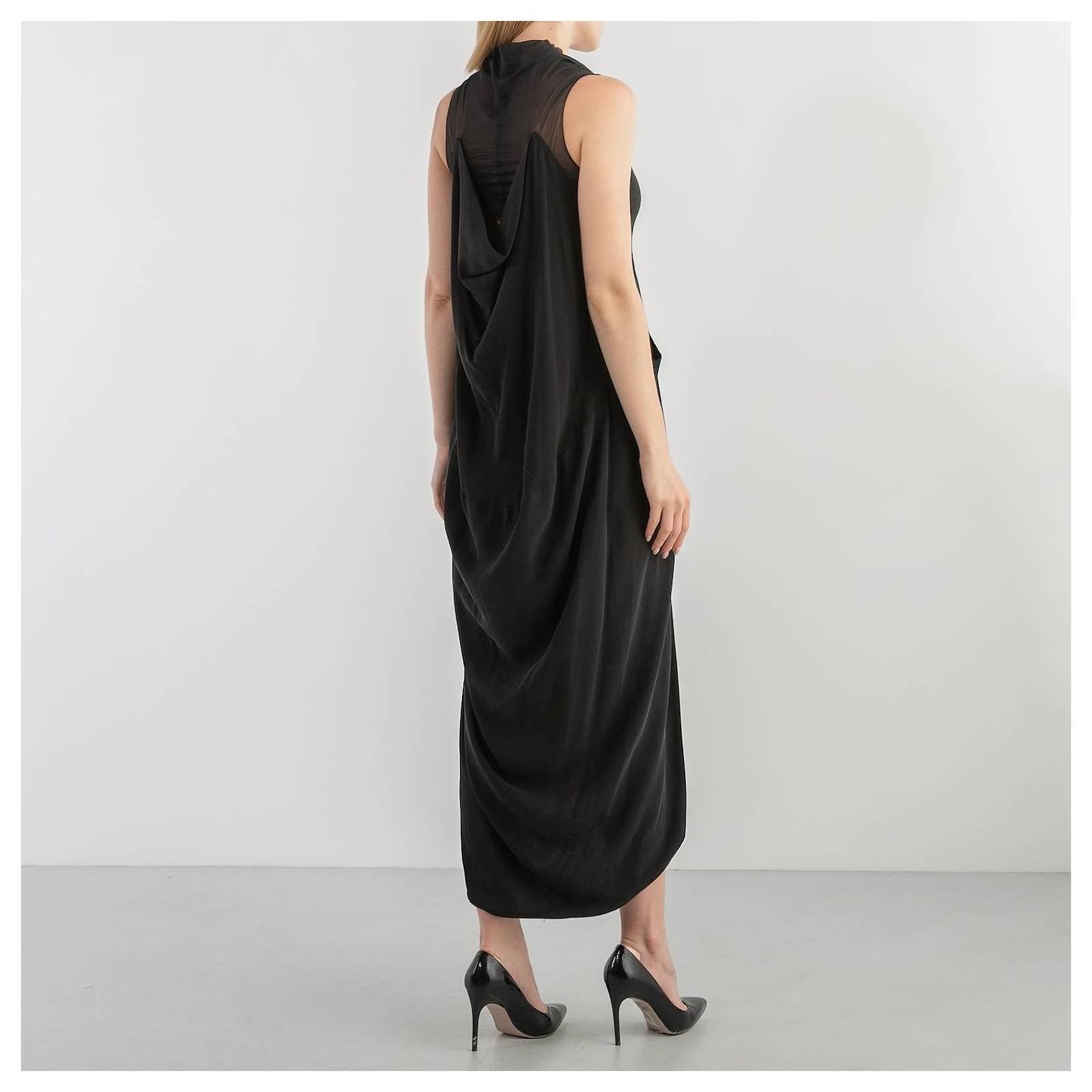 Robe Rick Owens Noir ref.451520 - Joli Closet