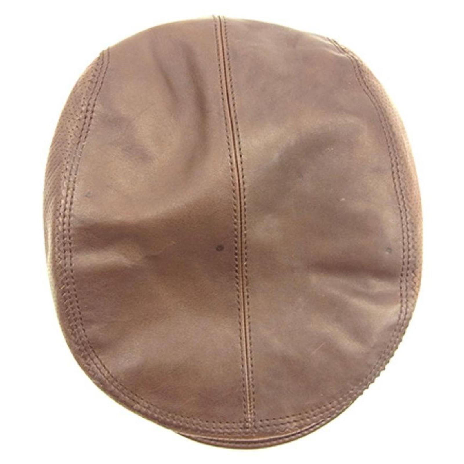 [Used] Gucci Hunting Hat Men's Allowed Brown Leather Polyester ref ...