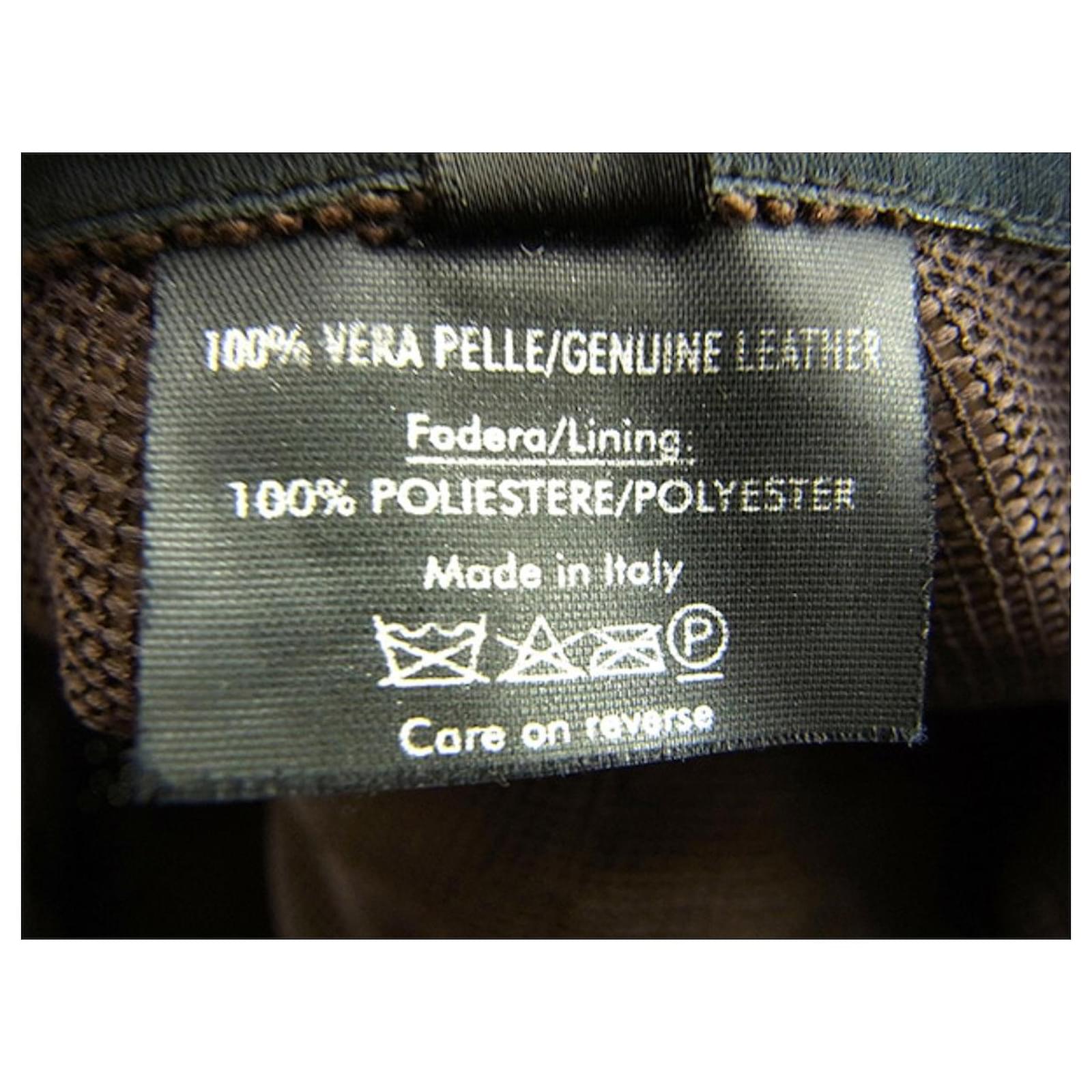 [Used] Gucci Hunting Hat Men's Allowed Brown Leather Polyester ref ...