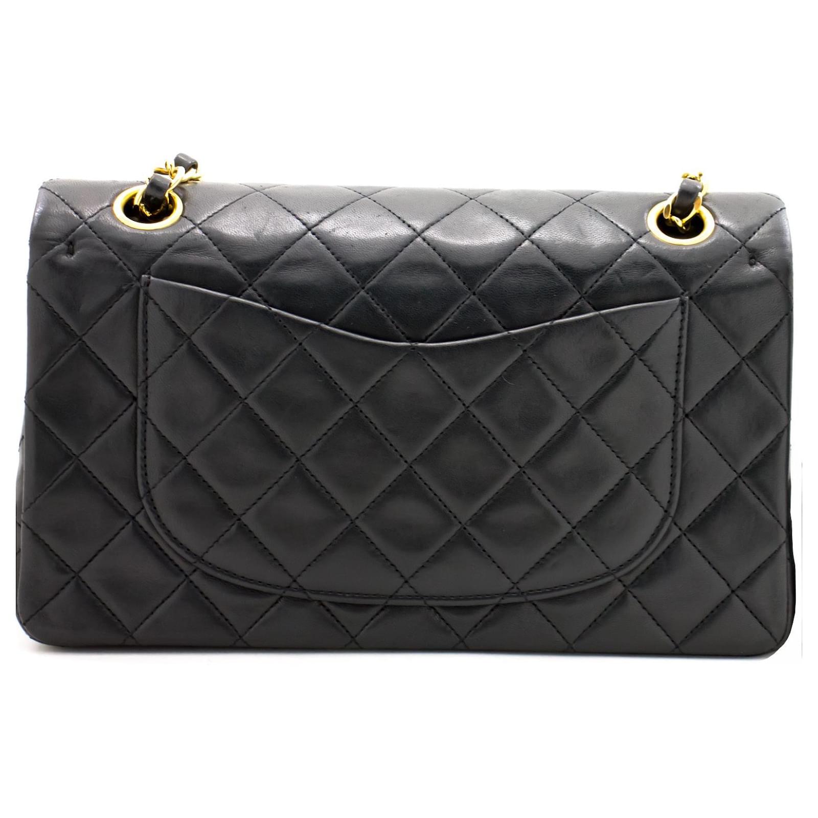 Chanel 2.55 Black Leather ref.457738 - Joli Closet
