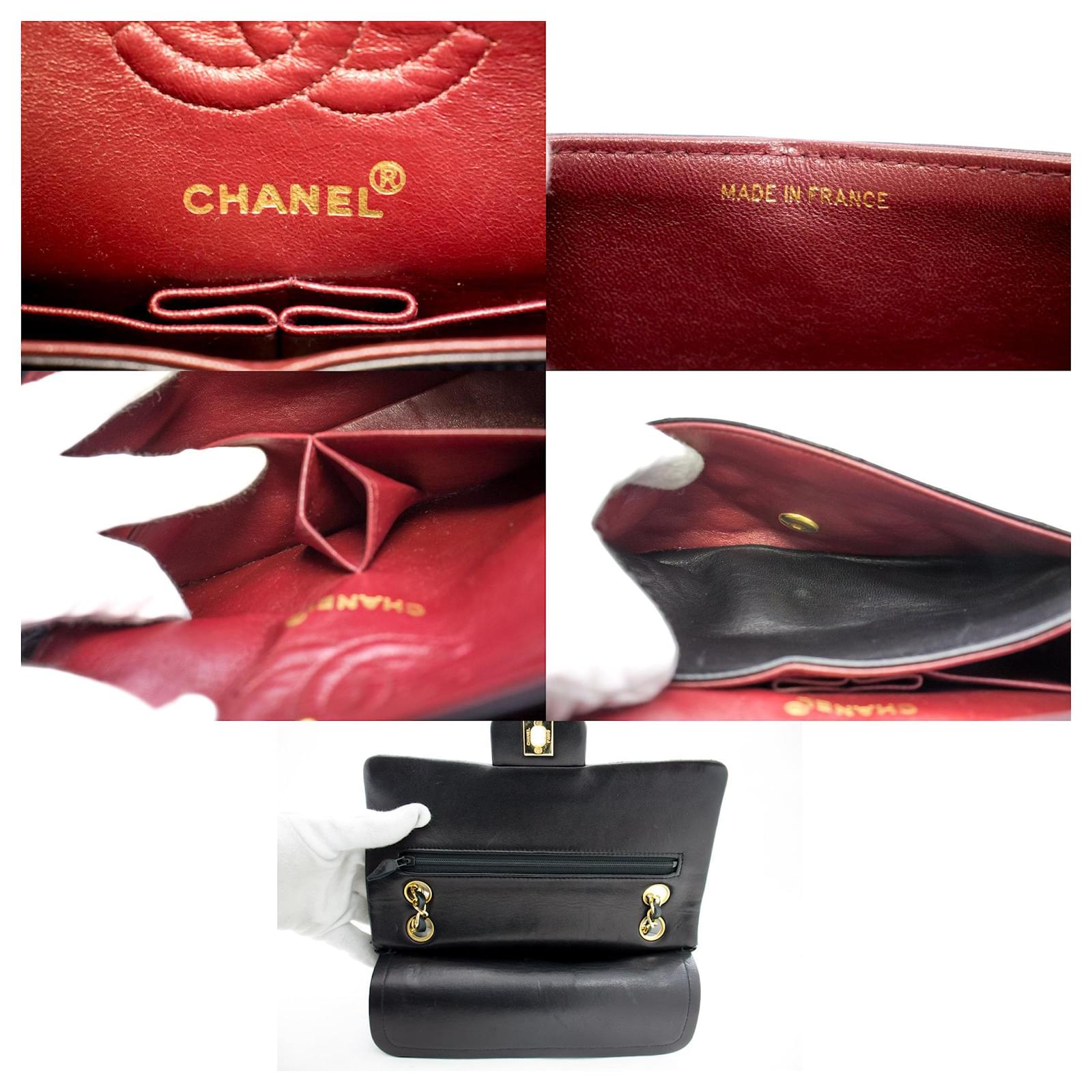 Chanel 2.55 Black Leather ref.457845 - Joli Closet
