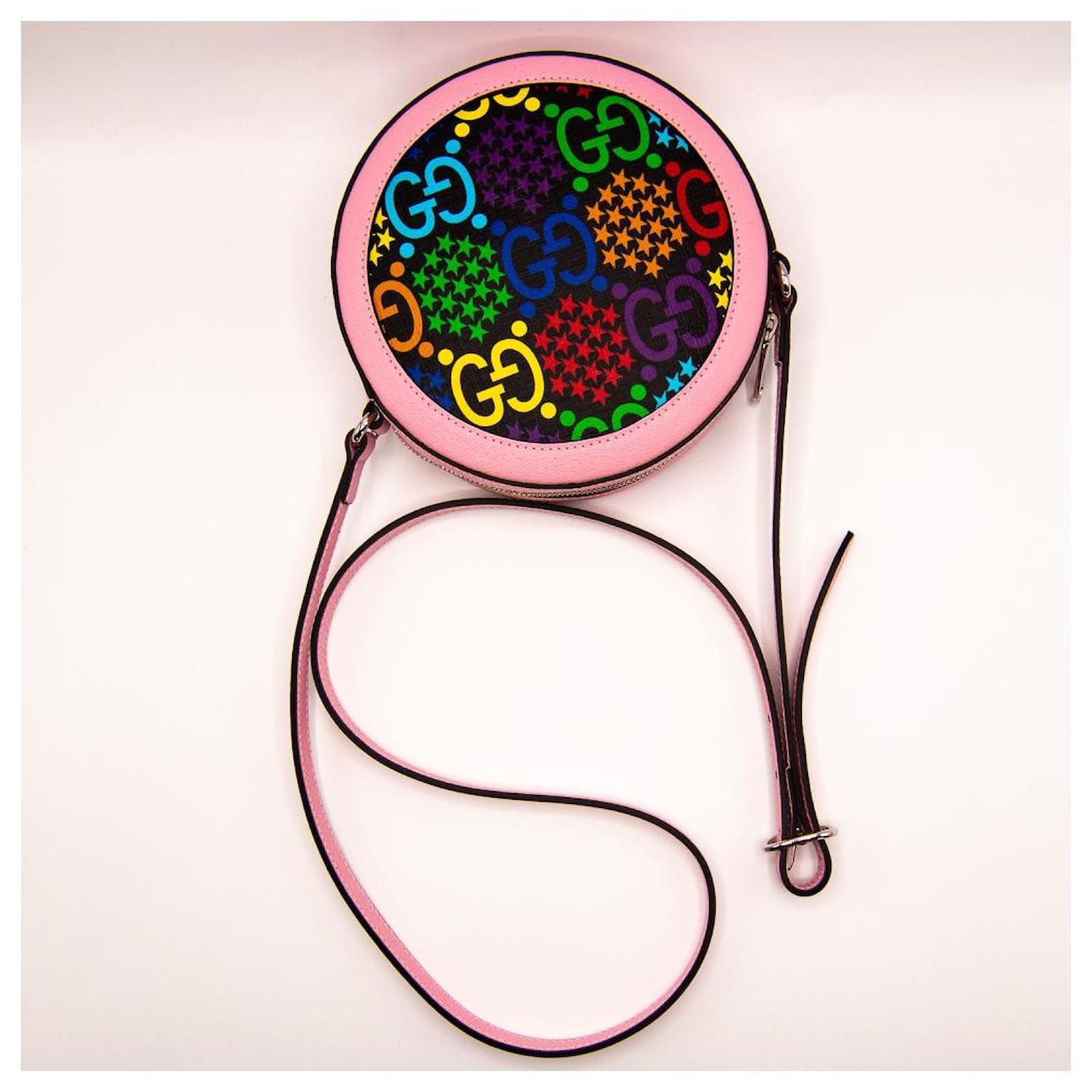 Gucci GG Psychedelic Round Shoulder Bag 603938HPUAN - Shoulder bag Pink ...