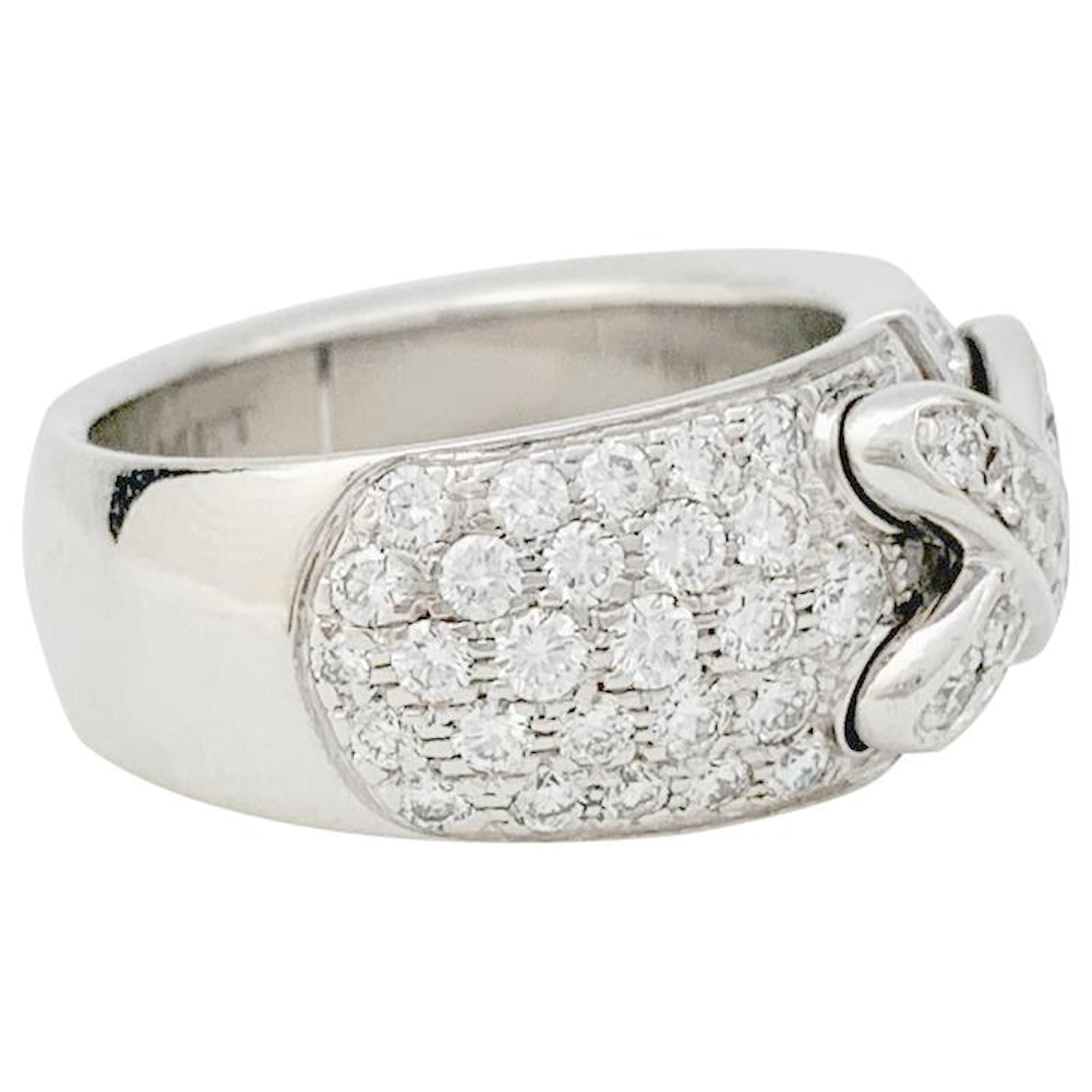 Chaumet ring in white gold model "Liens", diamants. Diamond ref.462962 ...