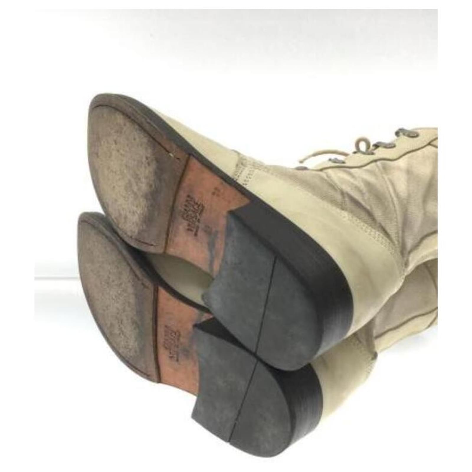 Gianni Versace Boots White Leather ref.464168 - Joli Closet