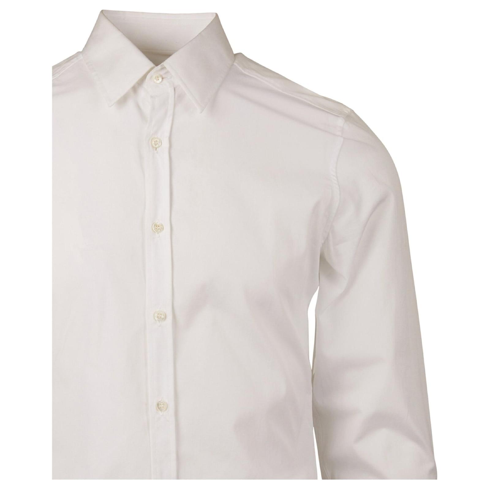Gucci Slim Fit Dress Shirt White Cotton ref.465596 - Joli Closet