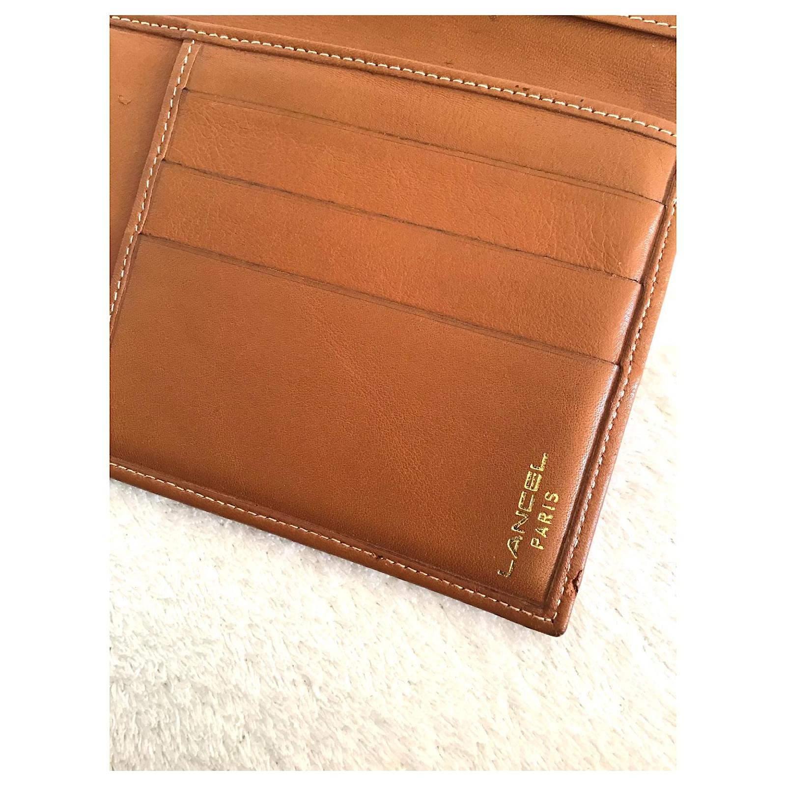Lancel Wallets Cognac Leather ref.468407 - Joli Closet