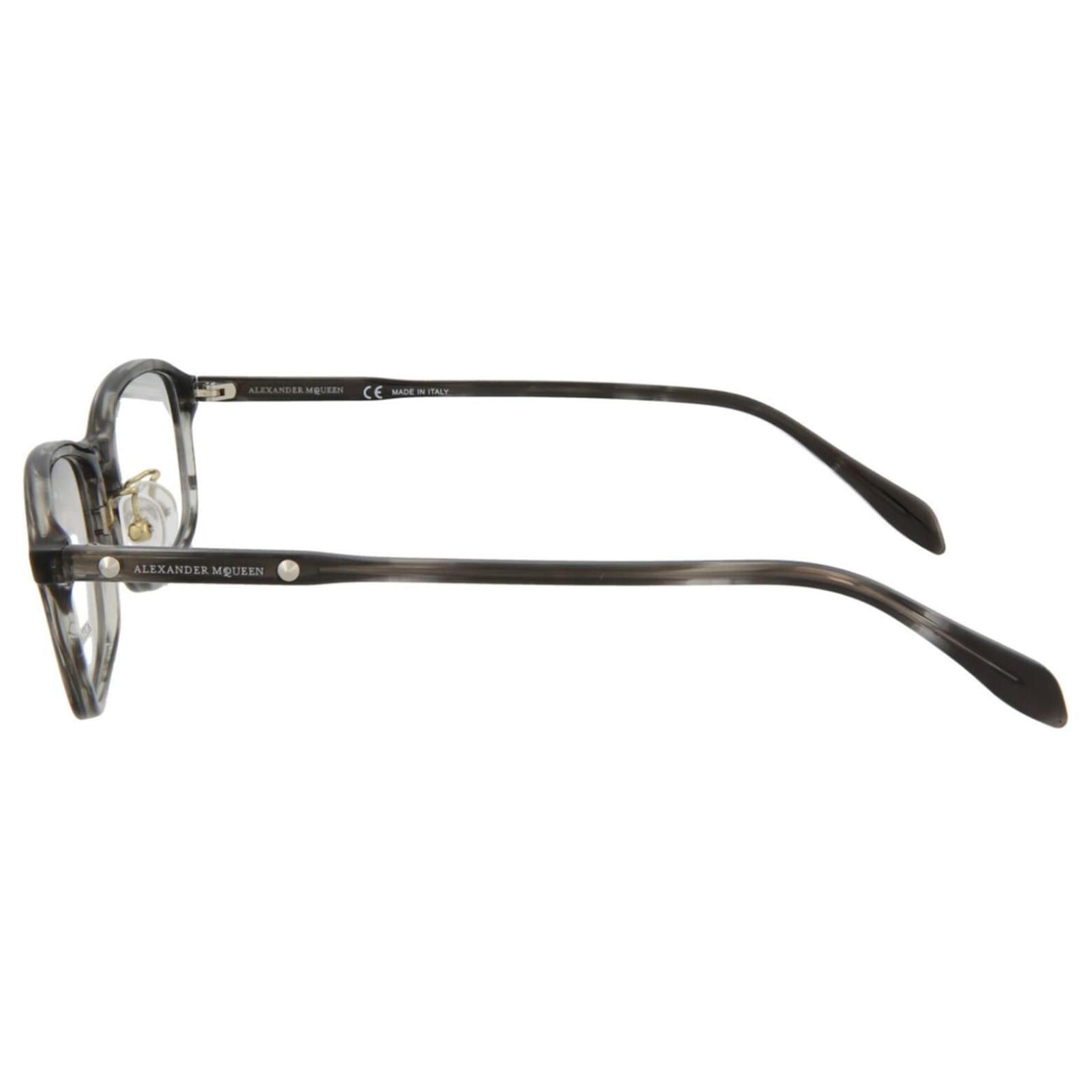 Alexander Mcqueen Square-Frame Acetate Optical Frames Grey ref.469453 ...