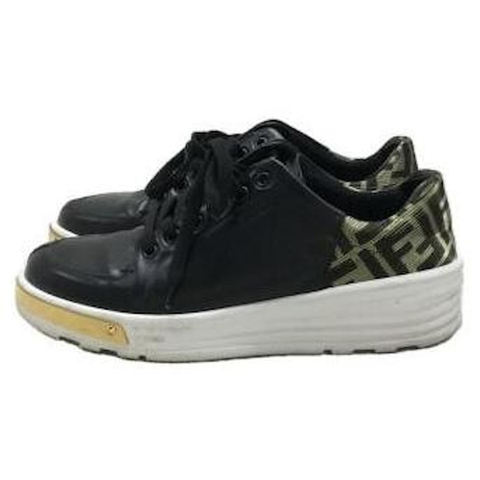 Fendi Basket Cuir Noir ref.470697 - Joli Closet