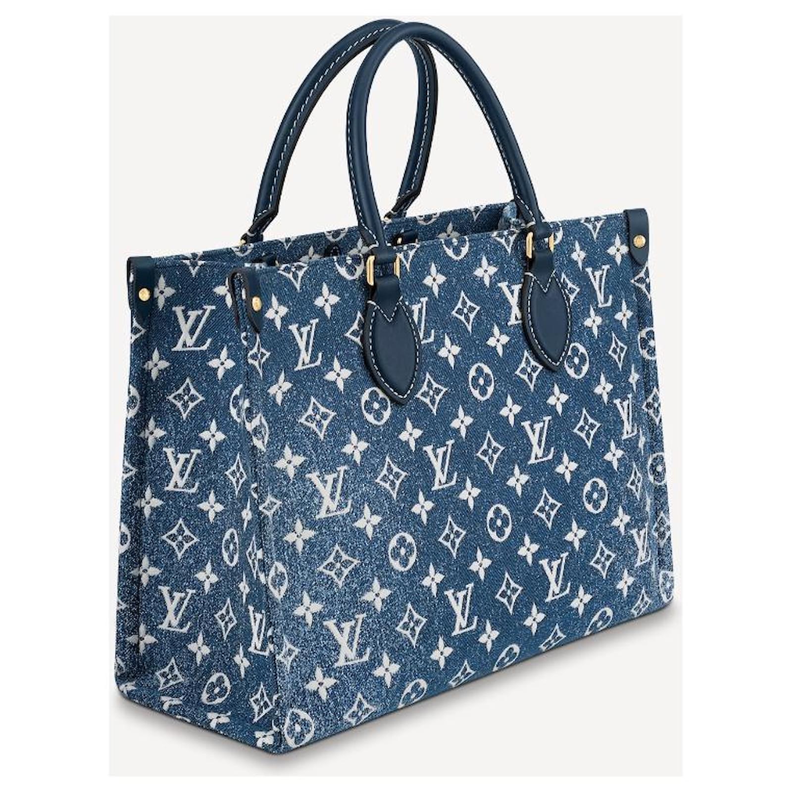 Louis Vuitton LV Onthego denim blue Cotton ref.470984 - Joli Closet