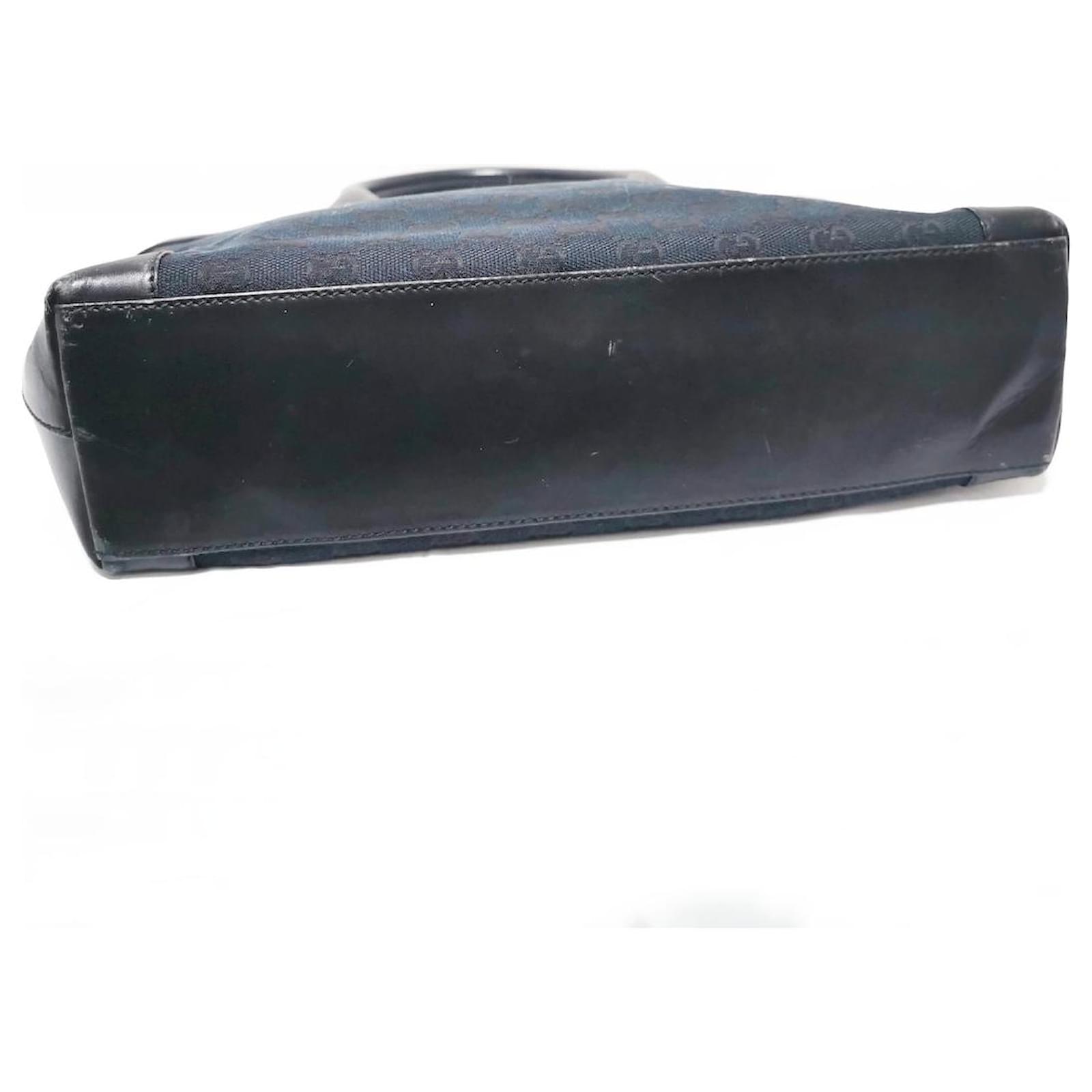 Gucci GG pattern Black Leather ref.471626 - Joli Closet