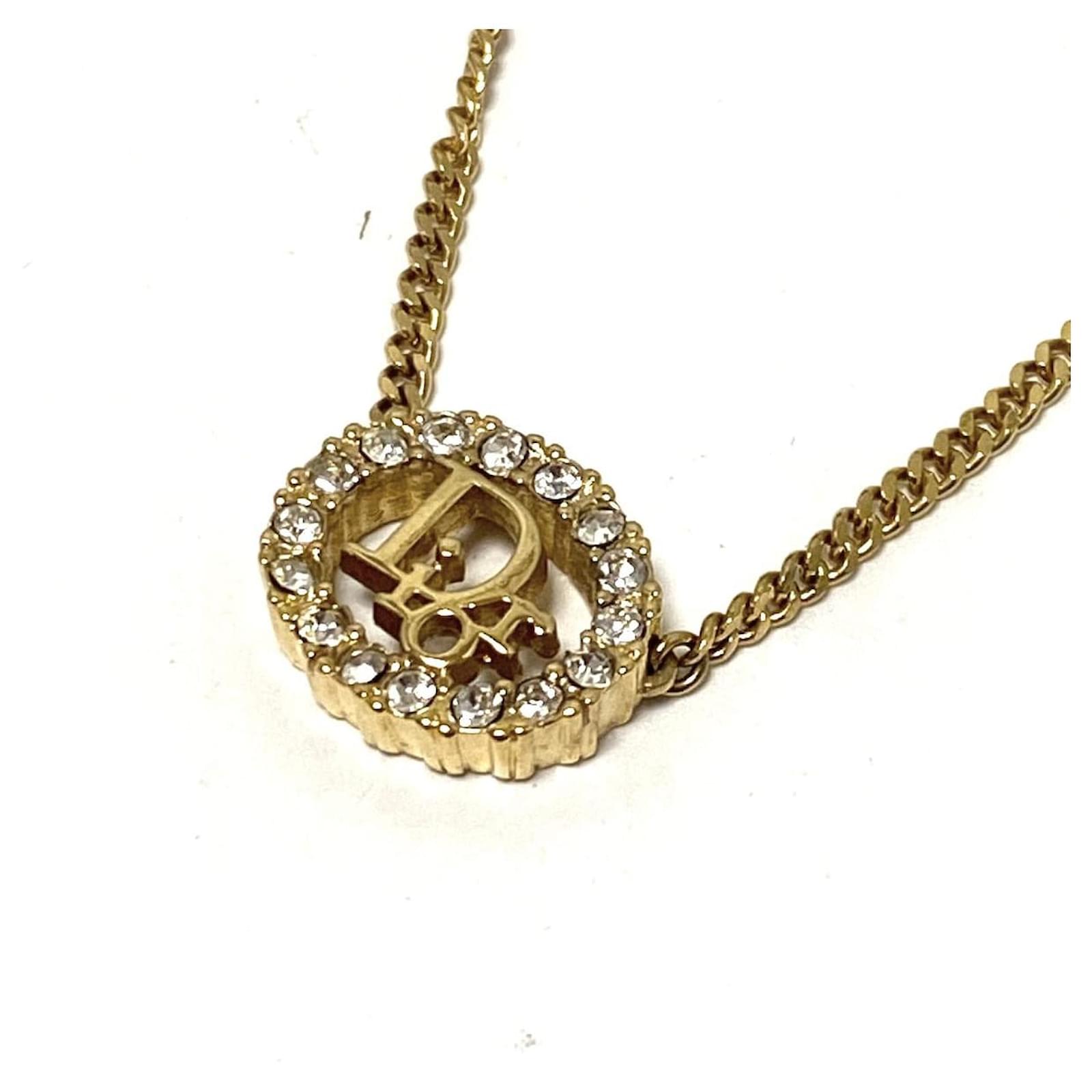 collier Dior Métal Doré ref.472352 - Joli Closet