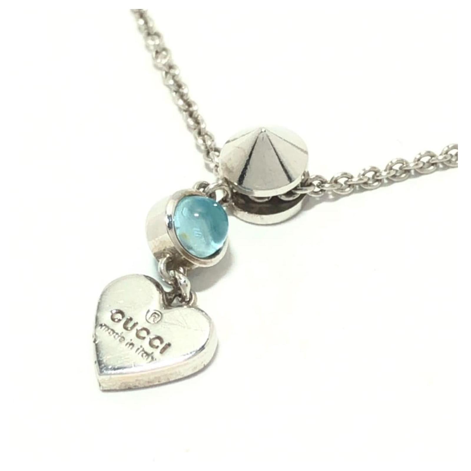 Collier Gucci Métal Argenté ref.472674 - Joli Closet