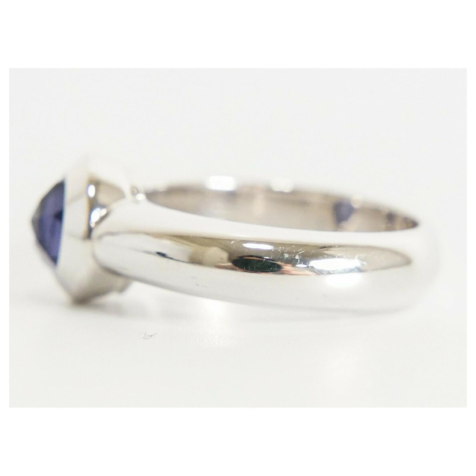 TIFFANY & CO. Bague Or blanc ref.473077 - Joli Closet