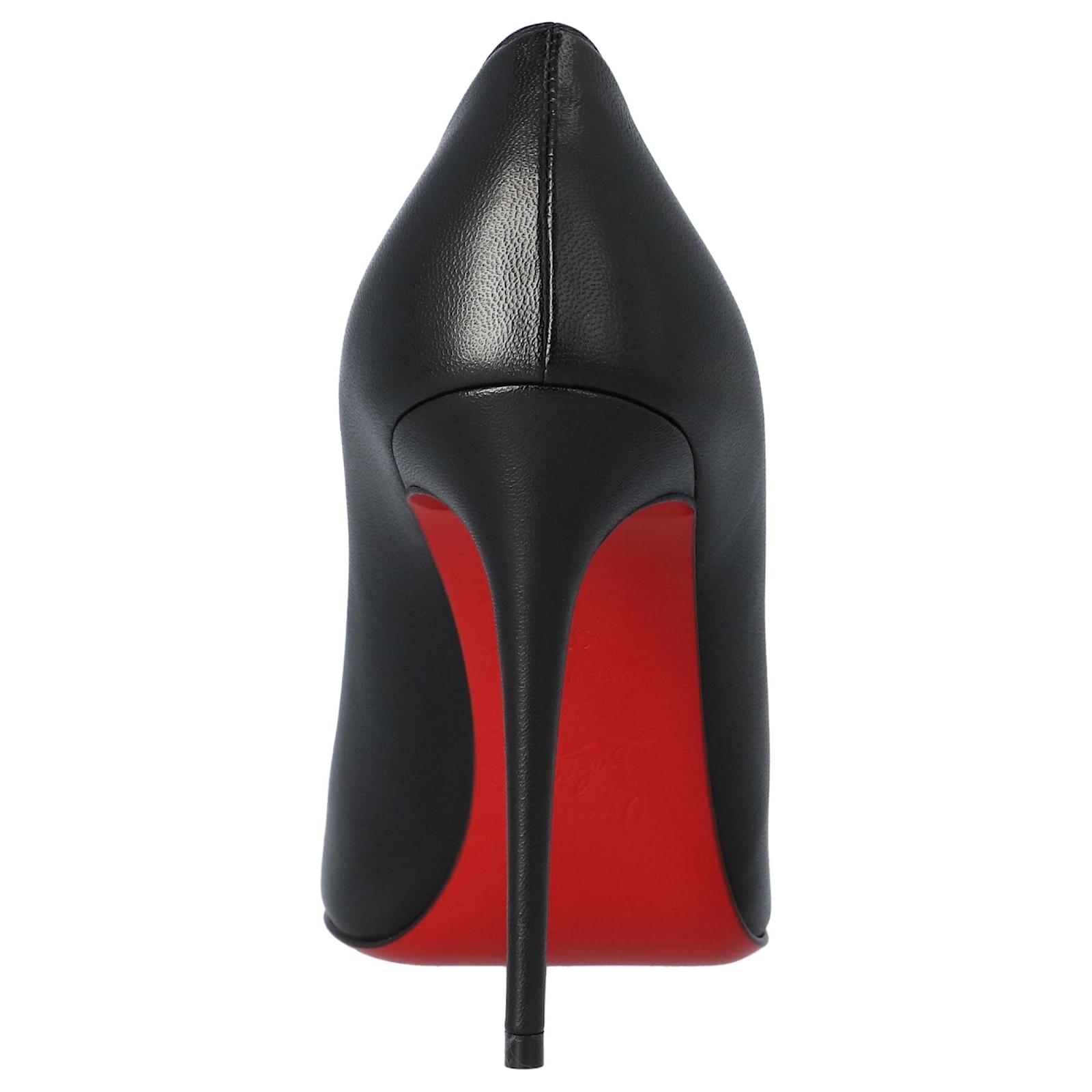 Christian Louboutin Femmes Kate Pompes Avec 100 mm Talon En Cuir Nappa ...