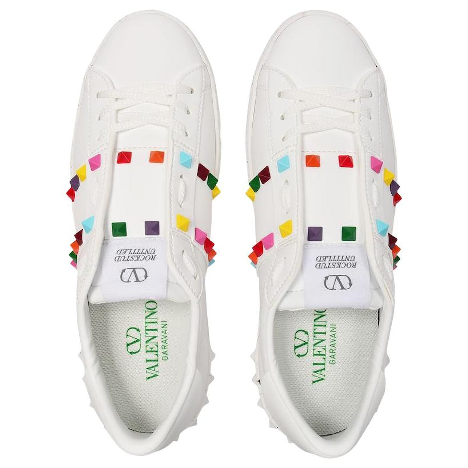 Valentino Garavani Sneakers in White Leather ref.475339 - Joli Closet
