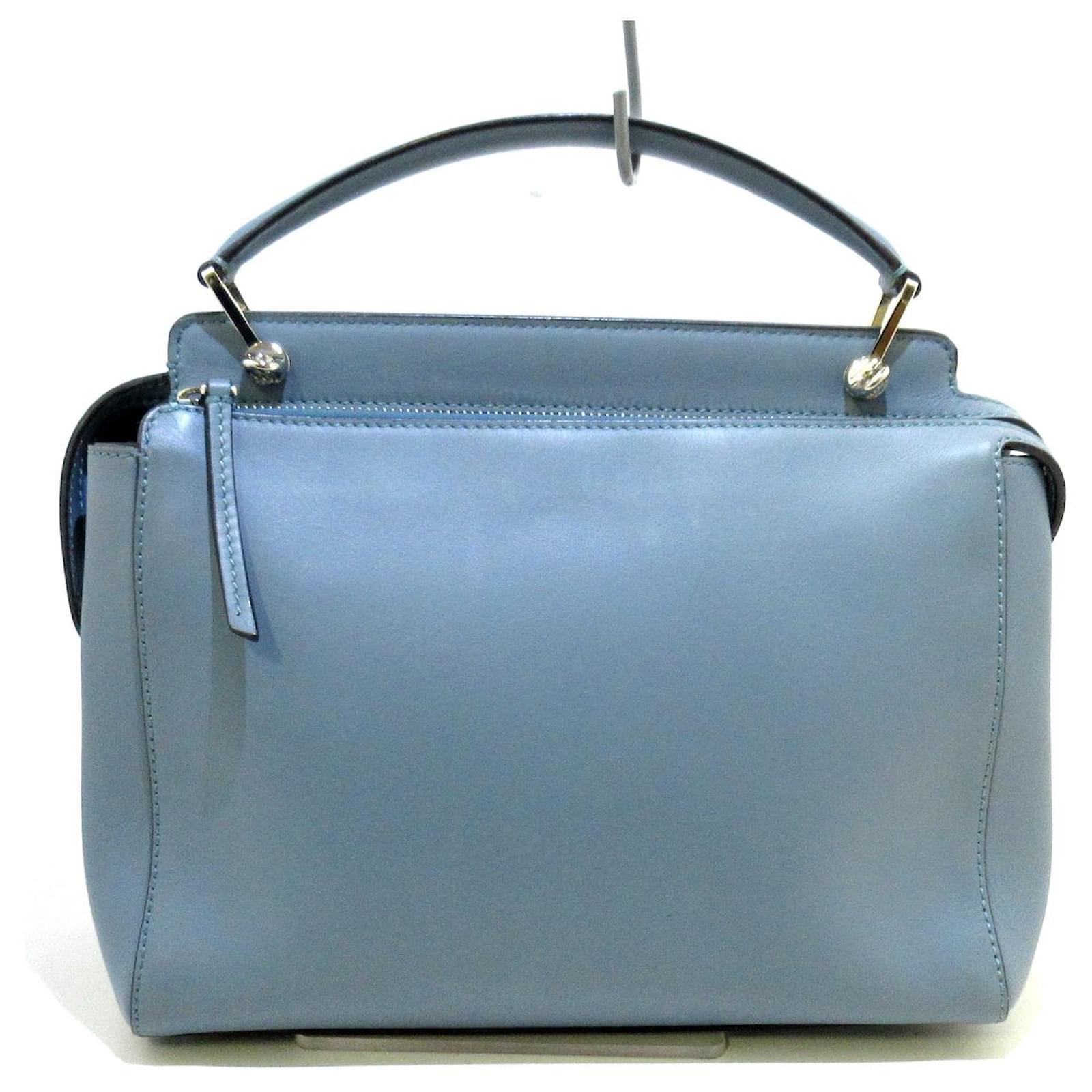 Fendi Dot Com Light blue Leather ref.477134 - Joli Closet