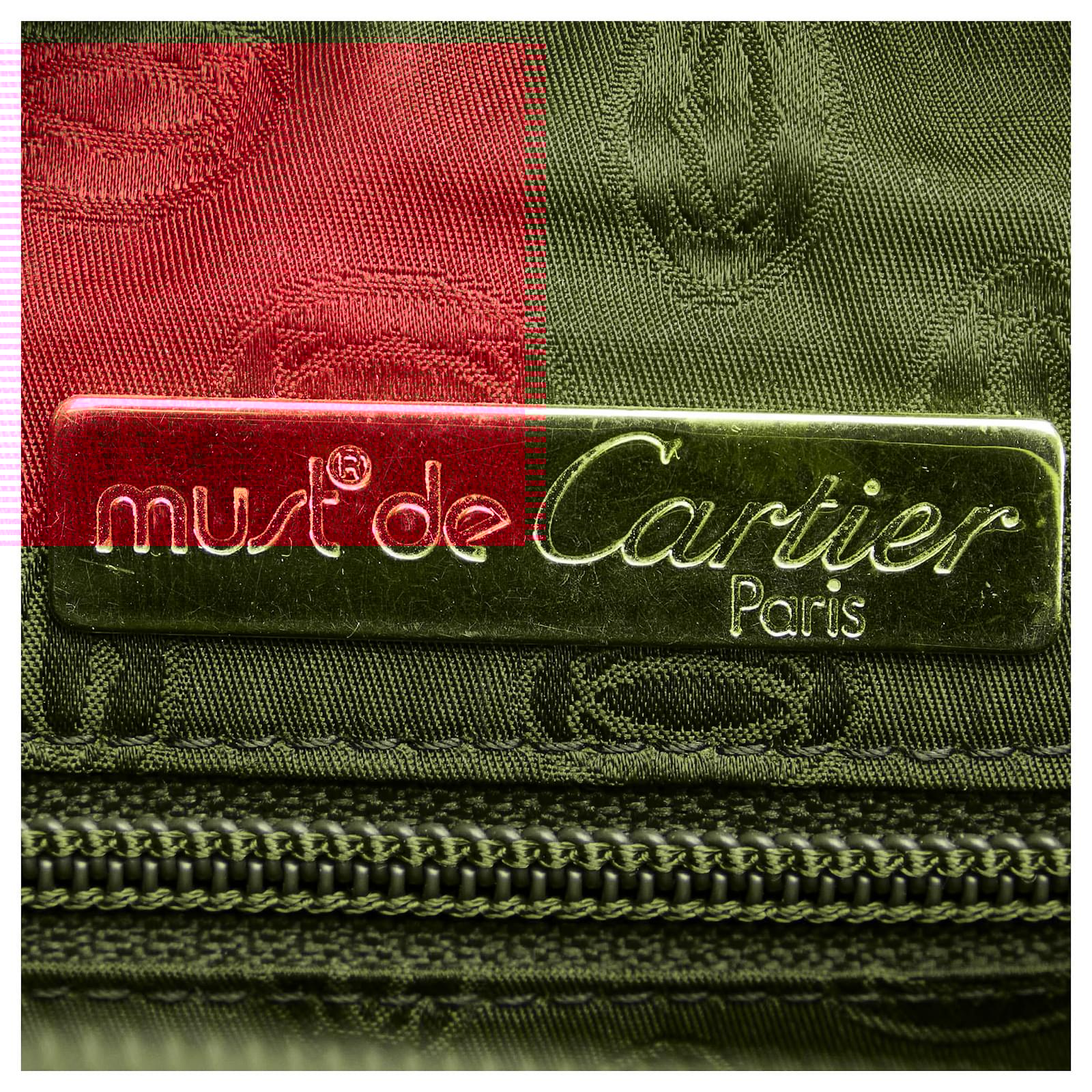 Cartier Red Must De Cartier Leather Crossbody Bag Dark red Pony-style ...