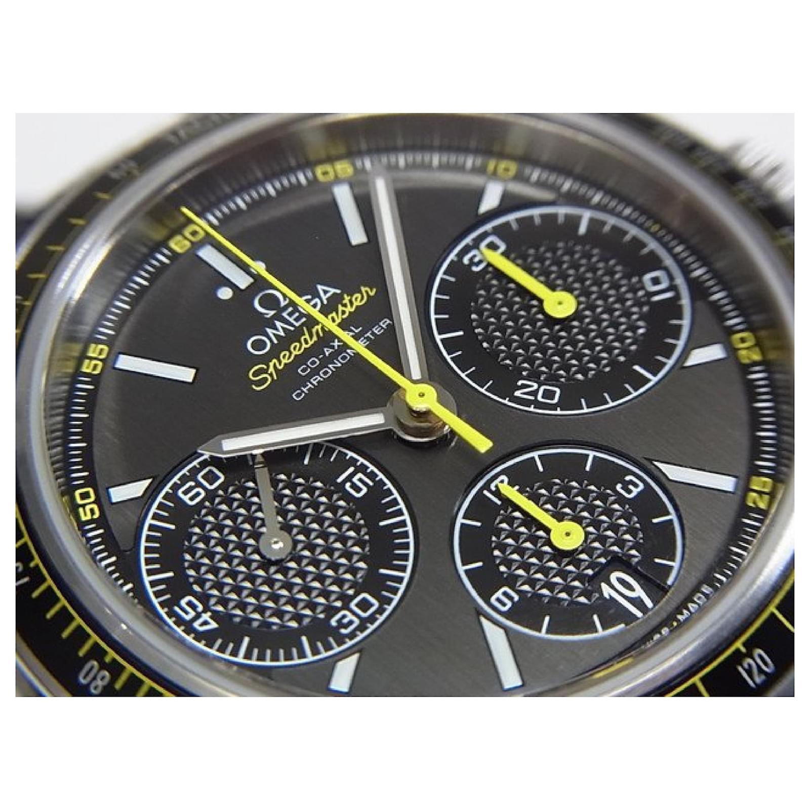 OMEGA Speedmaster Racing Co-Axial Chrono gray Dial Bracelet Mens Grey ...