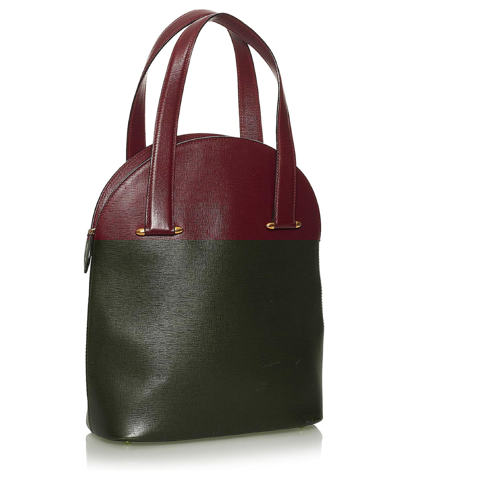 Cartier Red Must de Cartier Leather Handbag Dark red Pony-style ...