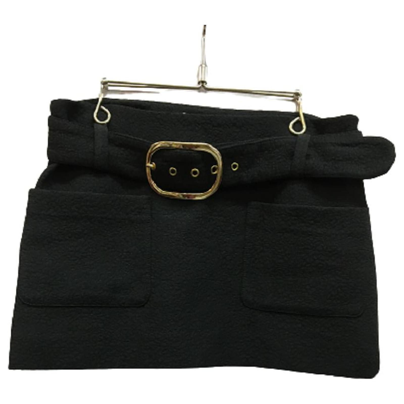 Pierre Balmain [Occasion] Jupe PIERRE BALMAN Laine Nylon Rayon Noir ref ...