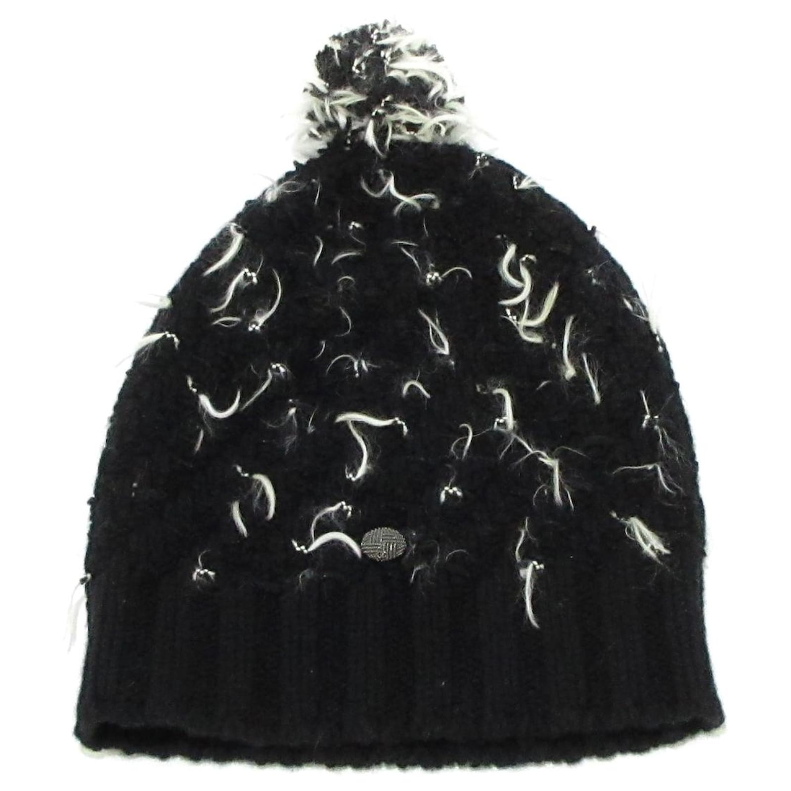 Bonnet Chanel Laine ref.483133 - Joli Closet