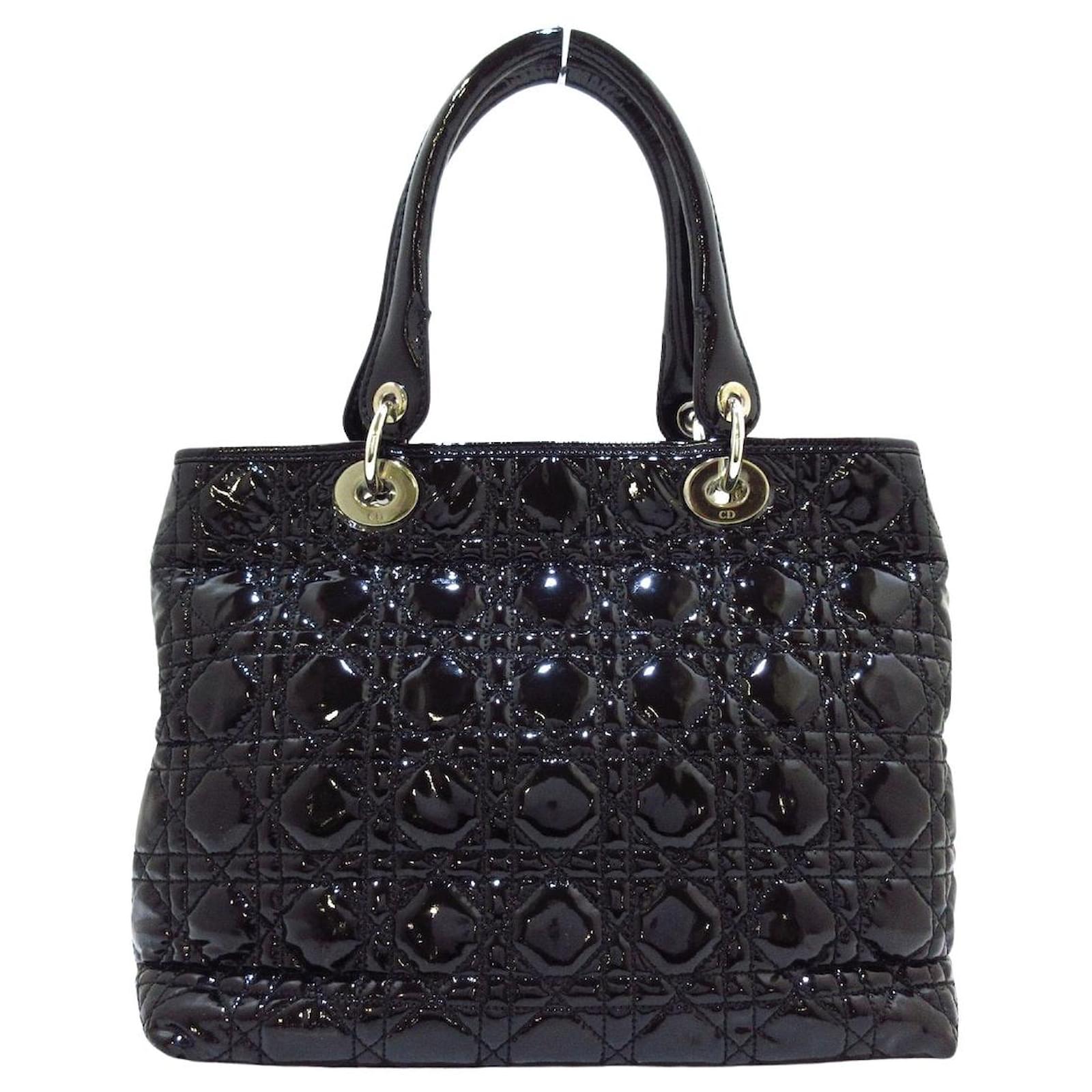 Dior Cannage stitch Black Leather ref.483847 - Joli Closet