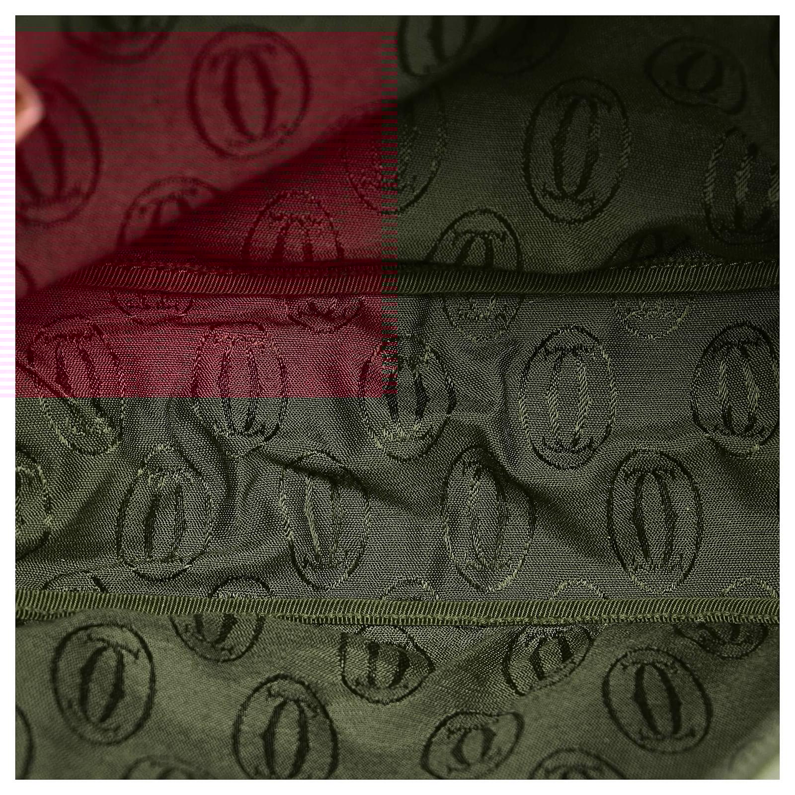 Cartier Red Must De Cartier Leather Crossbody Bag Dark red Pony-style ...