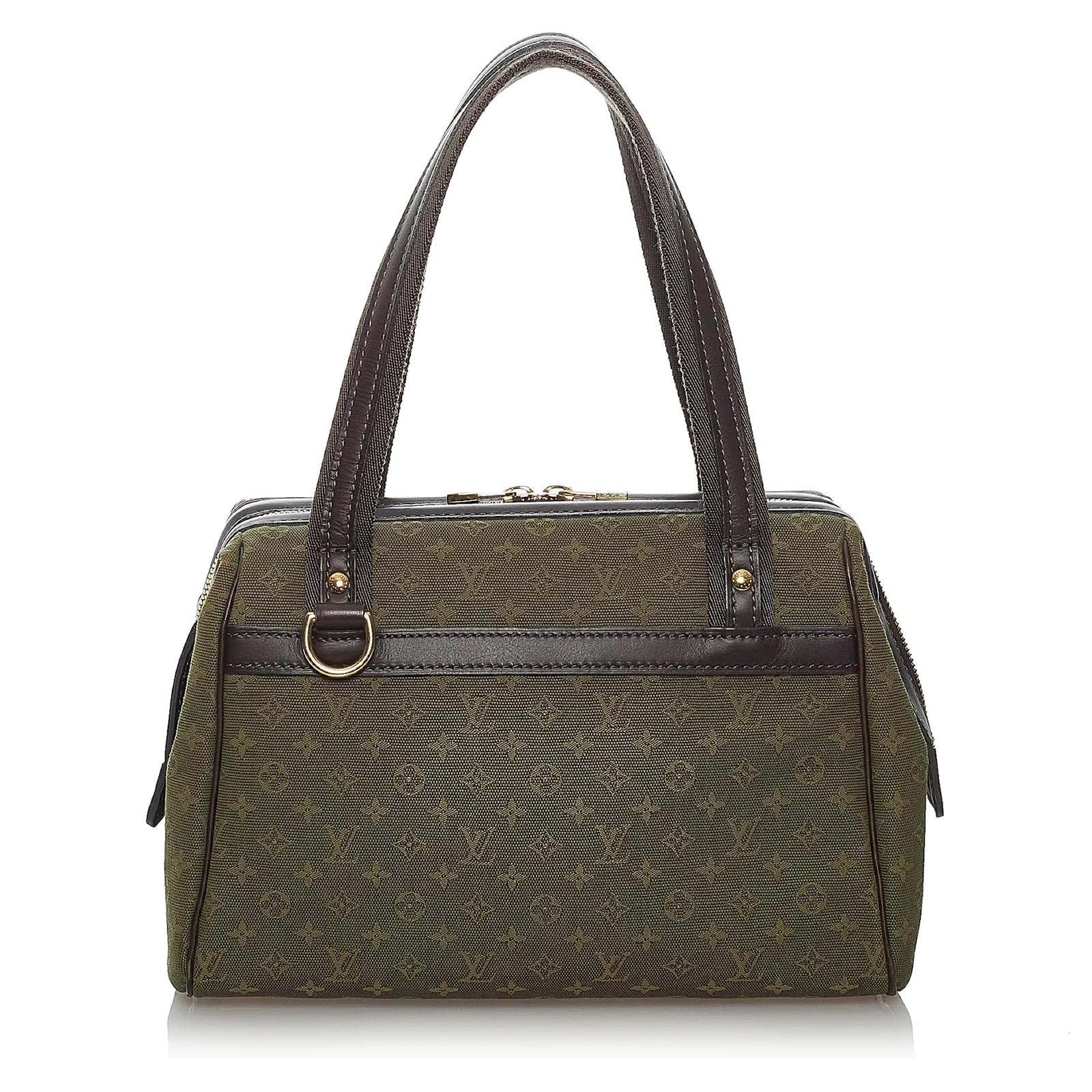 Louis Vuitton Monograma verde Mini Lin Josephine PM Verde oscuro Cuero ...