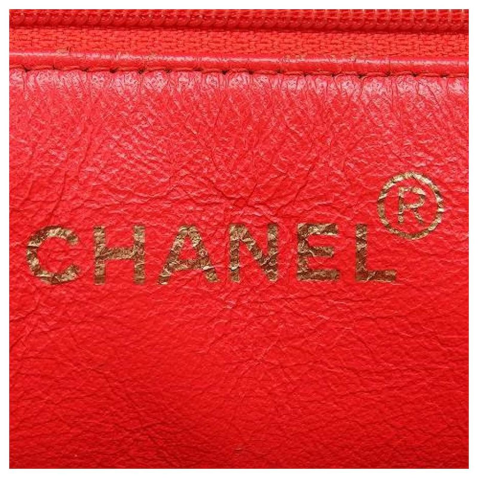 [Used] Chanel CHANEL Bag Shoulder Canvas Enamel Cut Back Black ref ...