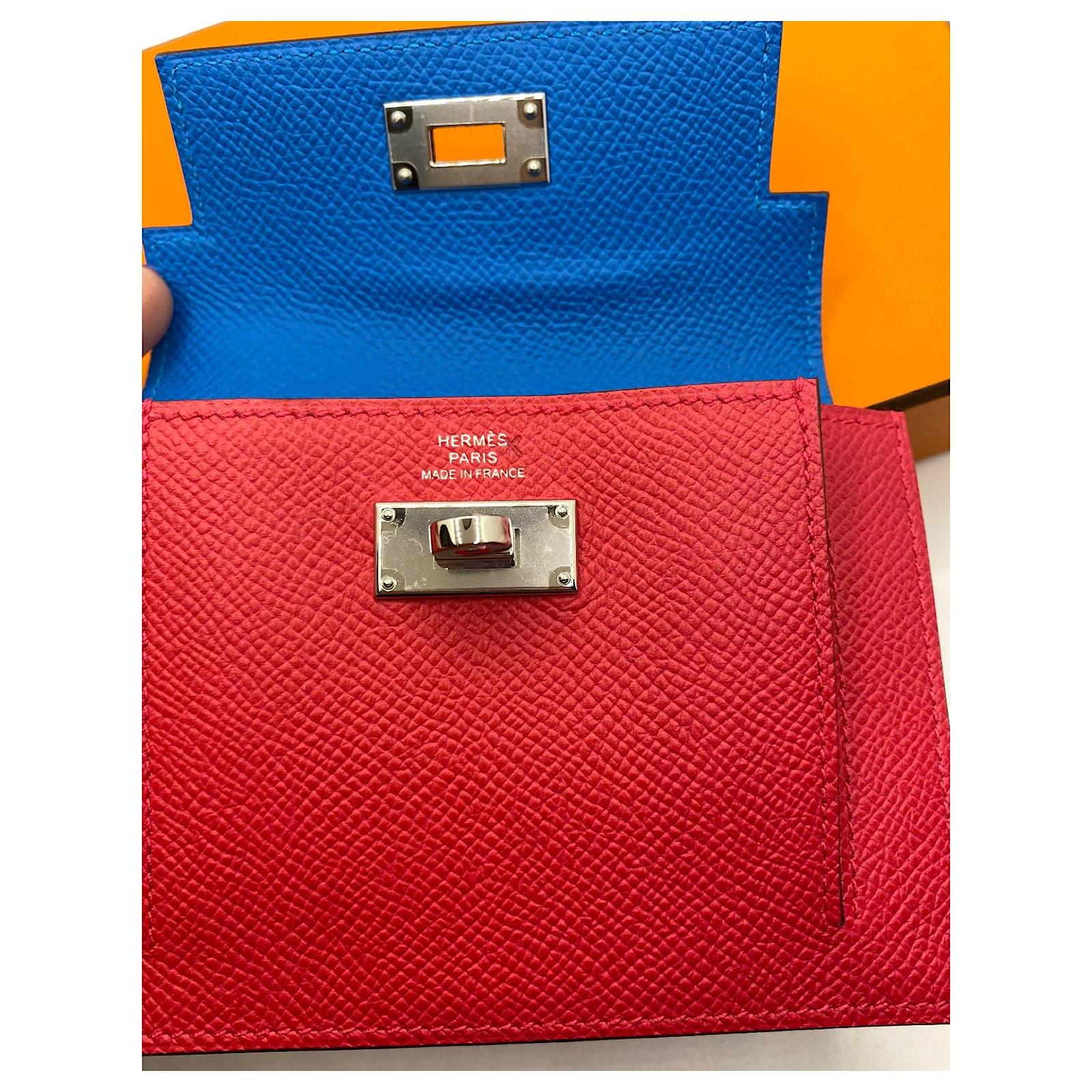 Hermès Kelly wallet Pink Leather ref.488916 - Joli Closet