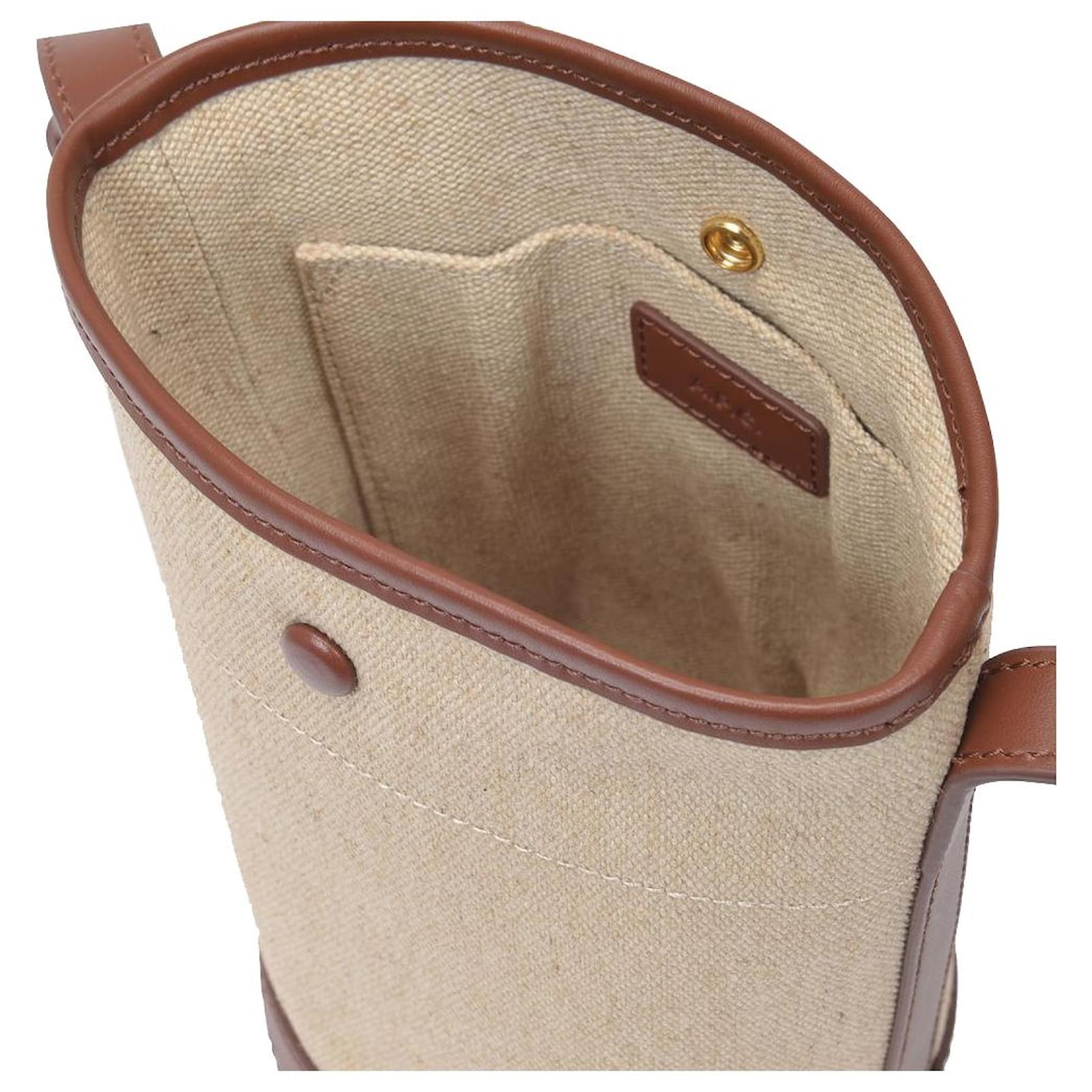Apc Sac Helene Small Cad Hazelnut Shoulder & Hobo Bags Brown Cloth ref ...