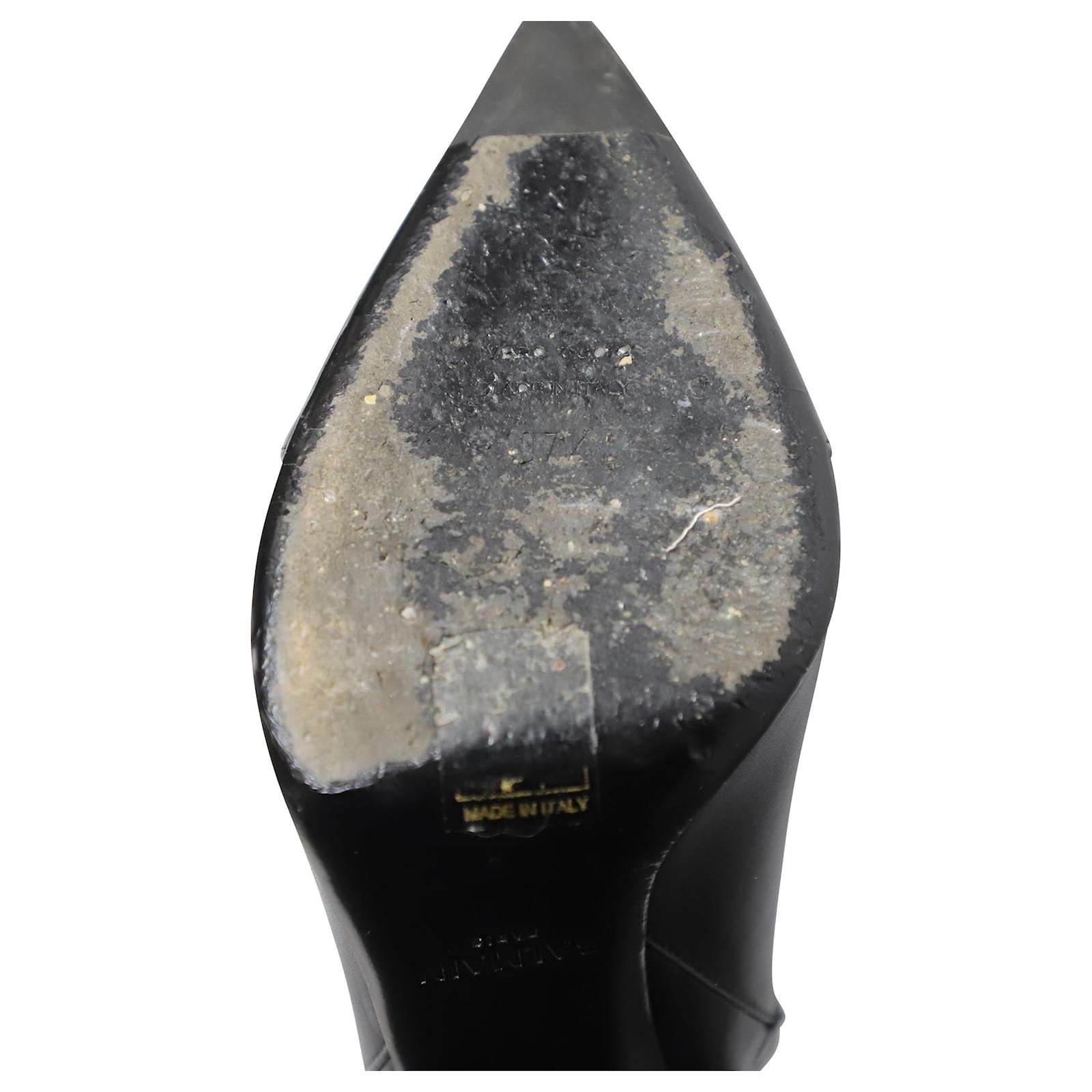 Balmain Roni Boots in Black Leather ref.497321 - Joli Closet