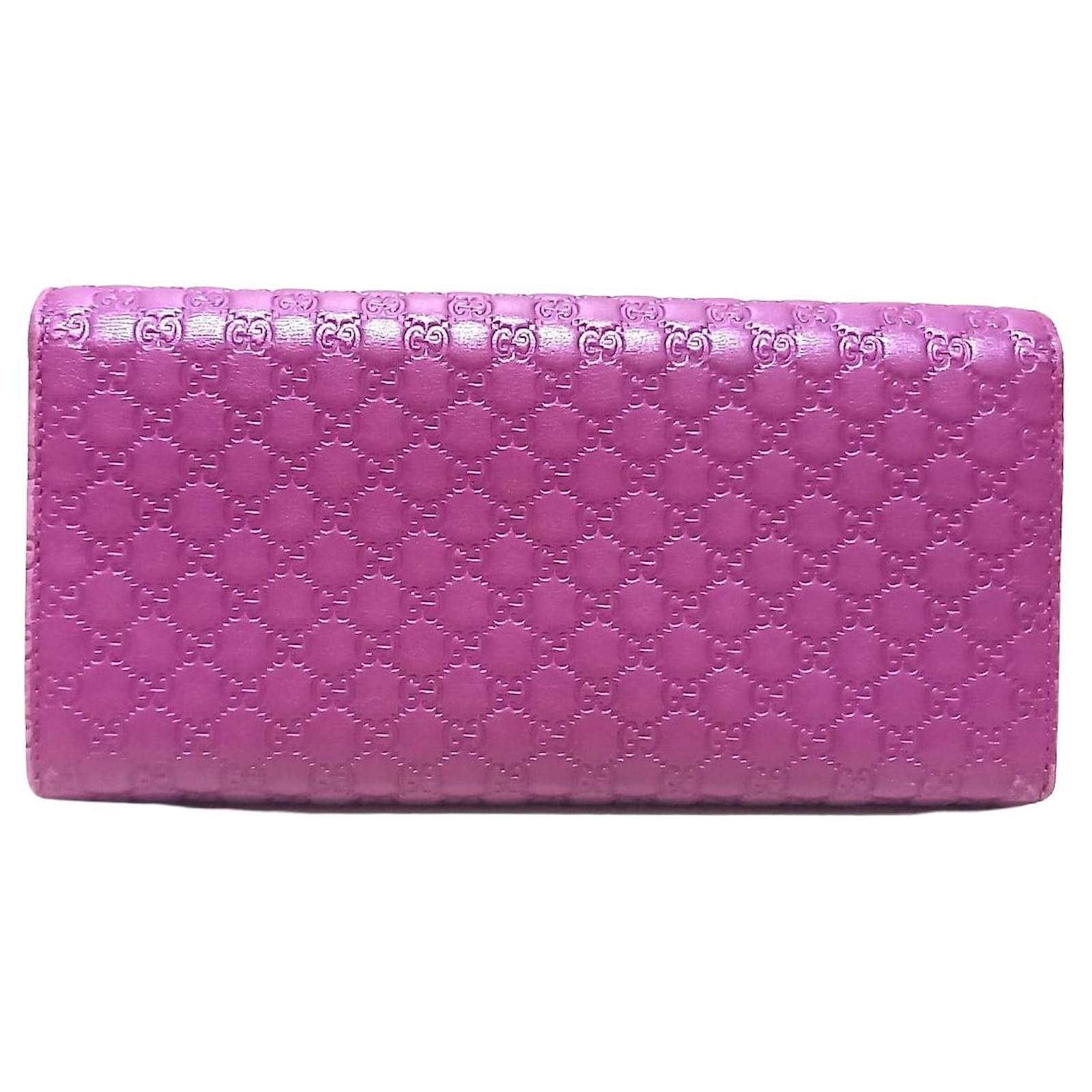 Gucci Guccissima Fuschia Leather ref.498615 - Joli Closet