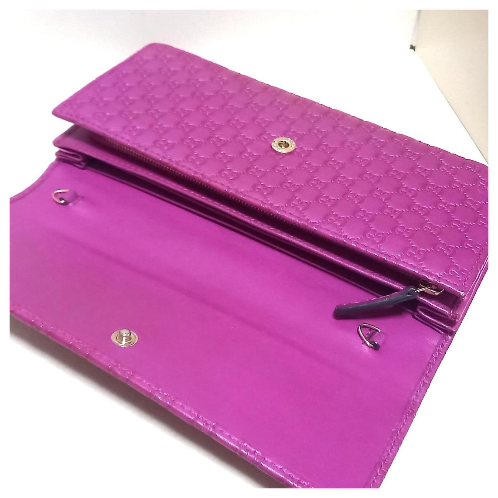 Gucci Guccissima Fuschia Leather ref.498615 - Joli Closet