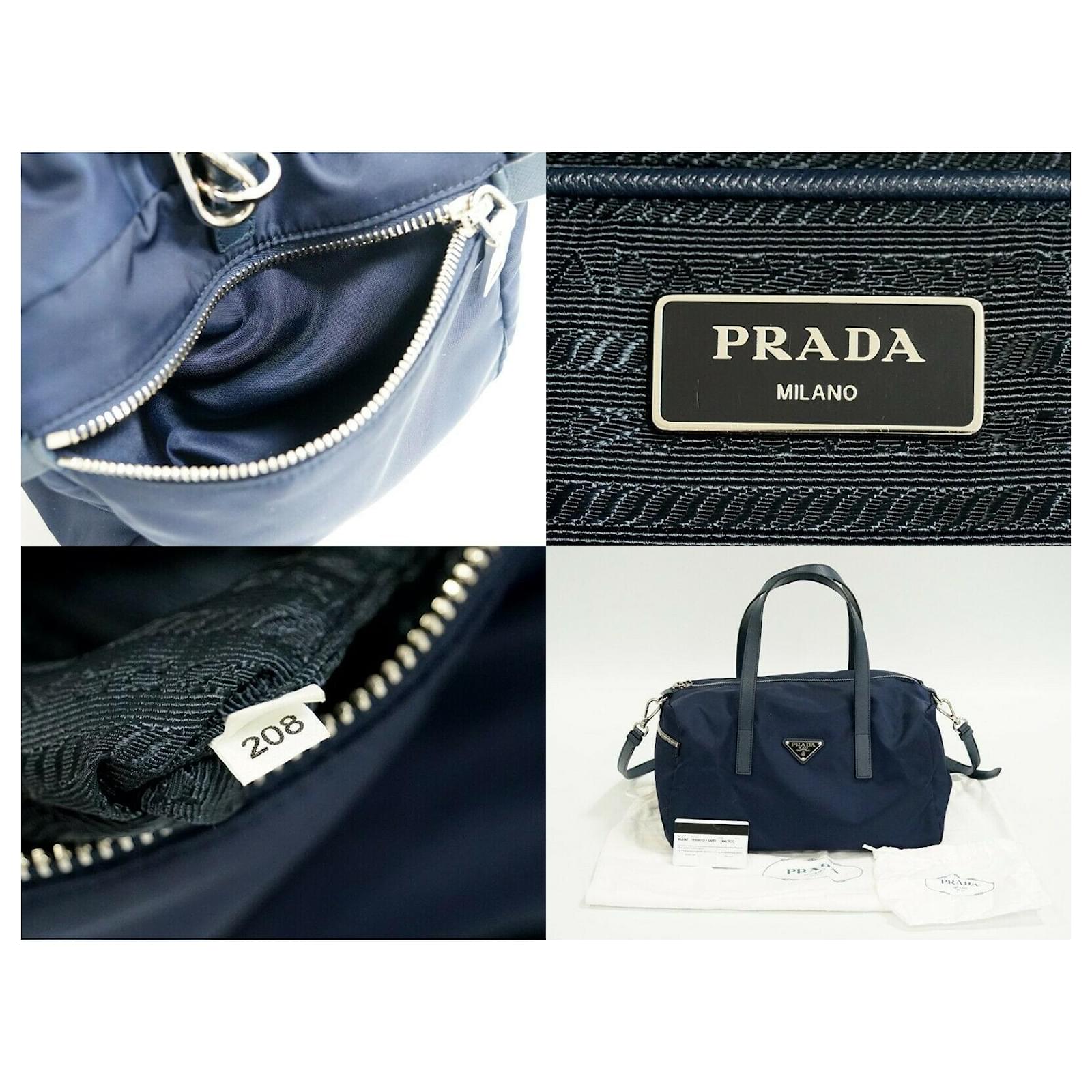 Prada Tessuto Blue Synthetic ref.503174 - Joli Closet