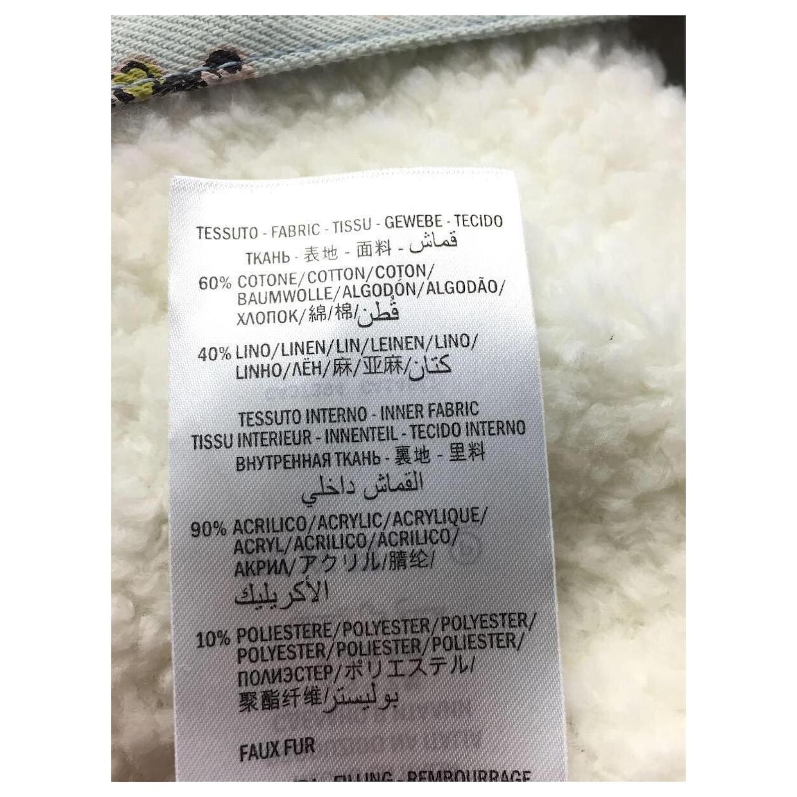 GUCCI Sherpa graphic / G Jean / 44 / Denim jacket / IDG / Total pattern ...